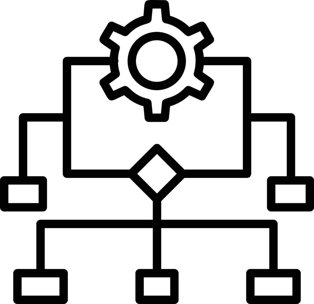 Process Line Icon 14698337 Vector Art at Vecteezy