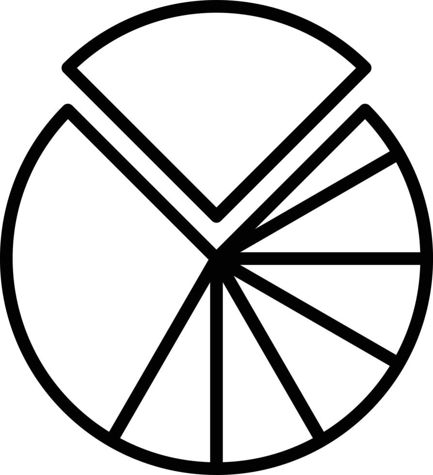 Pie Chart Line Icon 14698369 Vector Art at Vecteezy Pie Chart Line Icon 14698369 Vector Art at Vecteezy