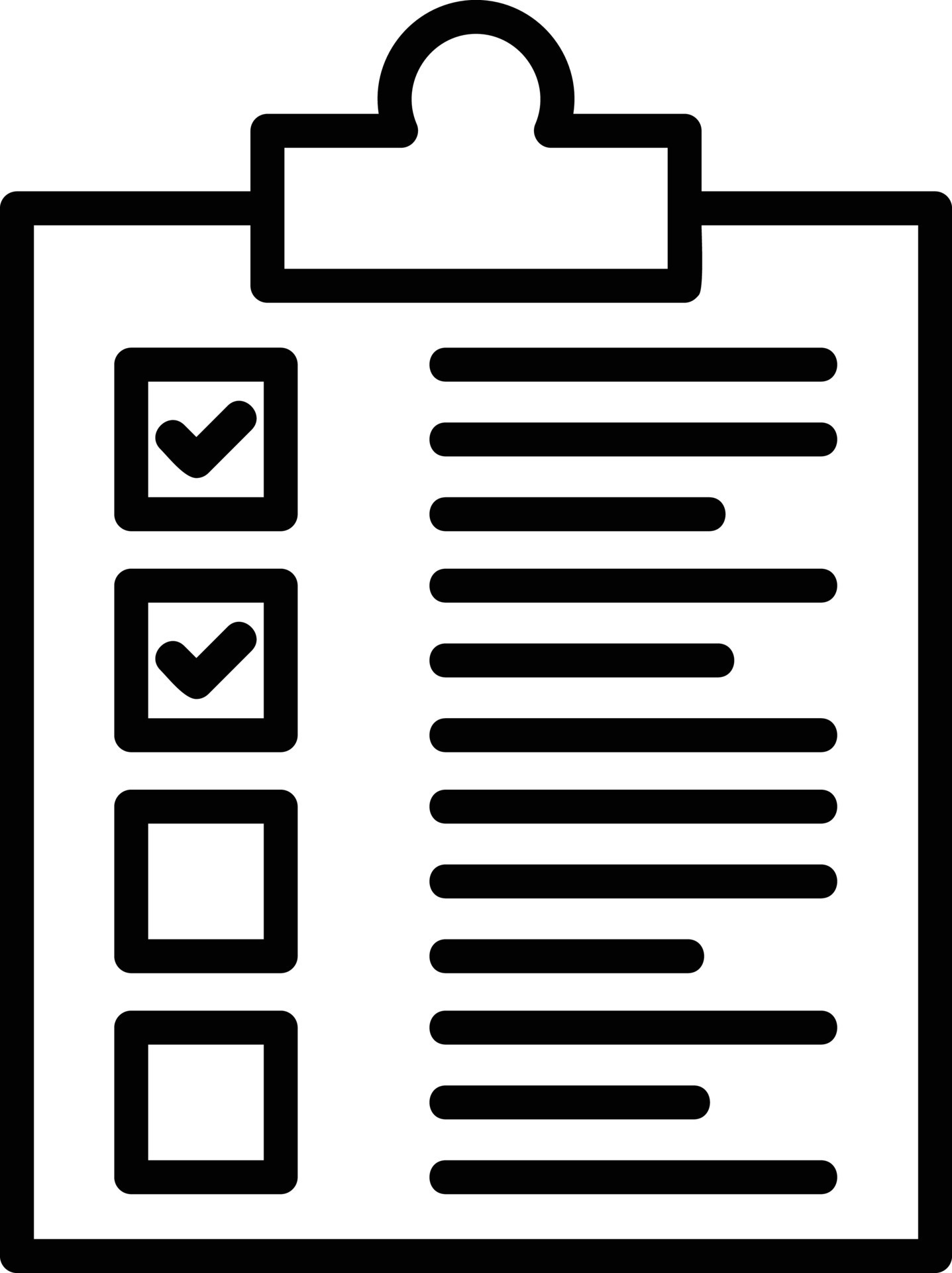 Check List Line Icon 14699024 Vector Art at Vecteezy Check List Line Icon 14699024 Vector Art at Vecteezy