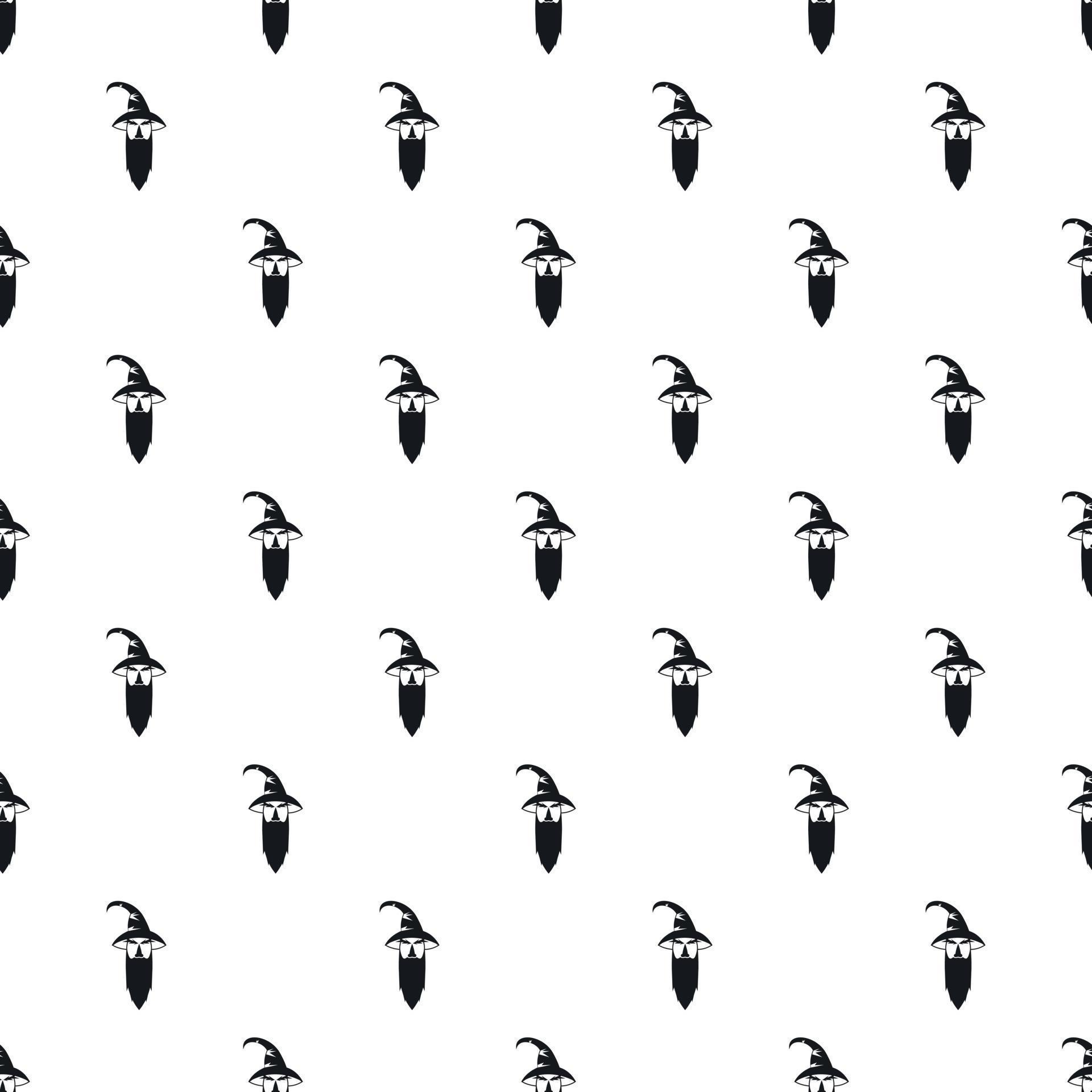 Wizard pattern, simple style 14699406 Vector Art at Vecteezy