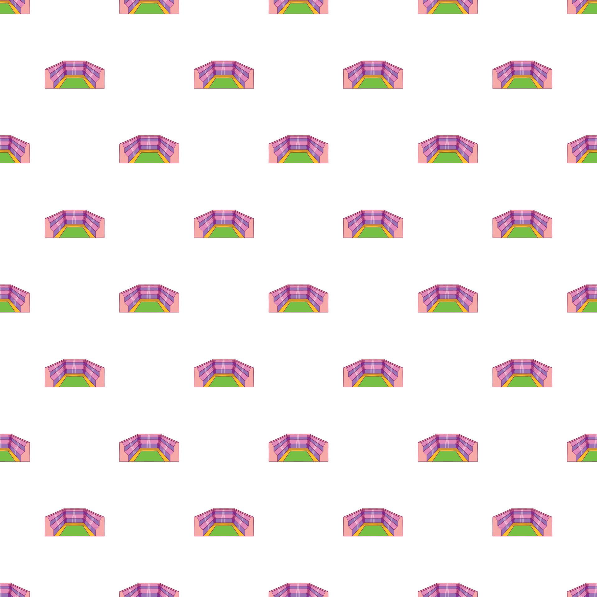 Rectangular stadium pattern, cartoon style 14700445 Vector Art at Vecteezy