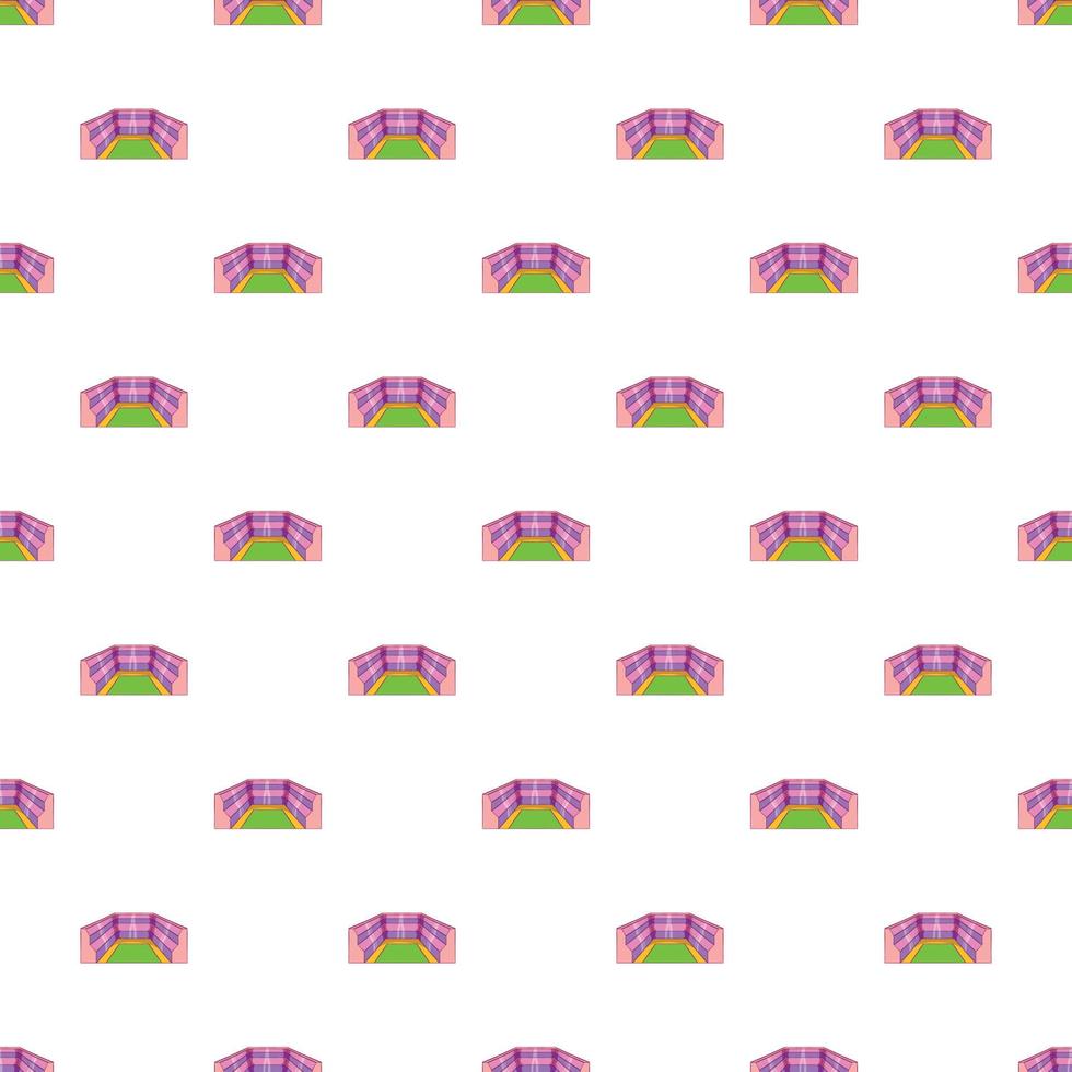 Rectangular stadium pattern, cartoon style 14700445 Vector Art at Vecteezy