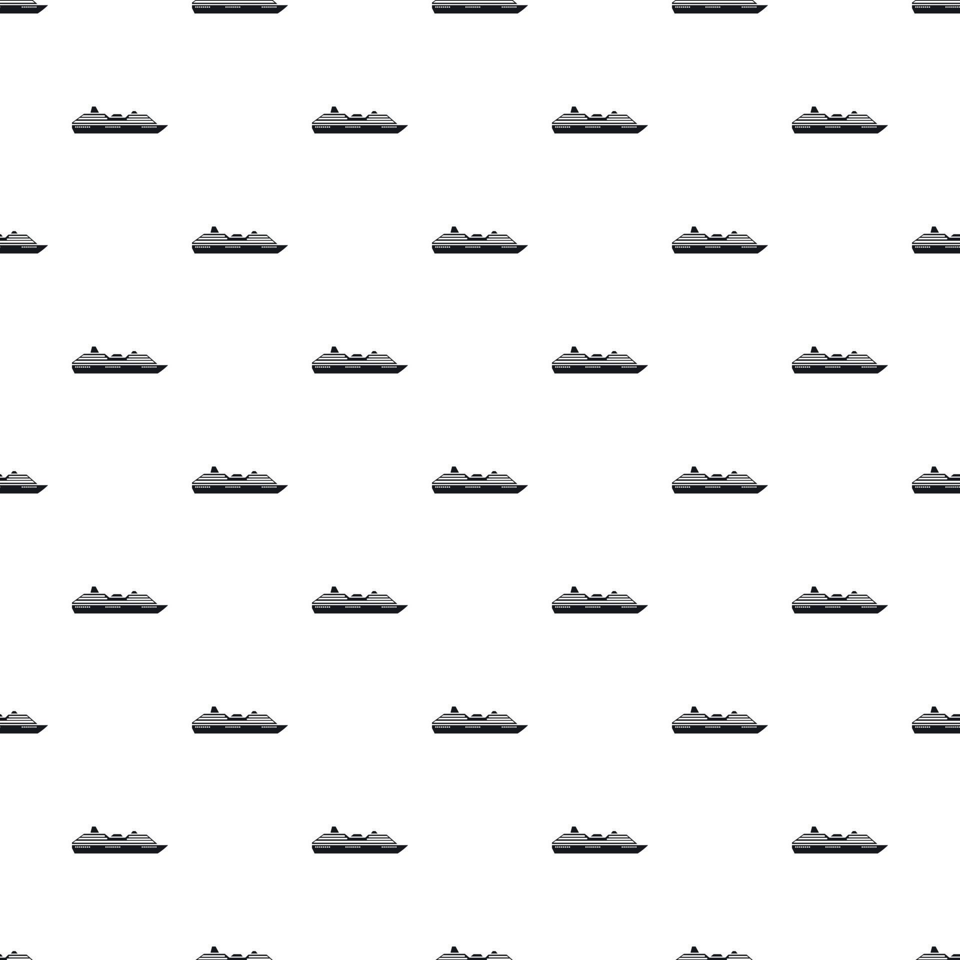 Ship pattern, simple style 14700516 Vector Art at Vecteezy