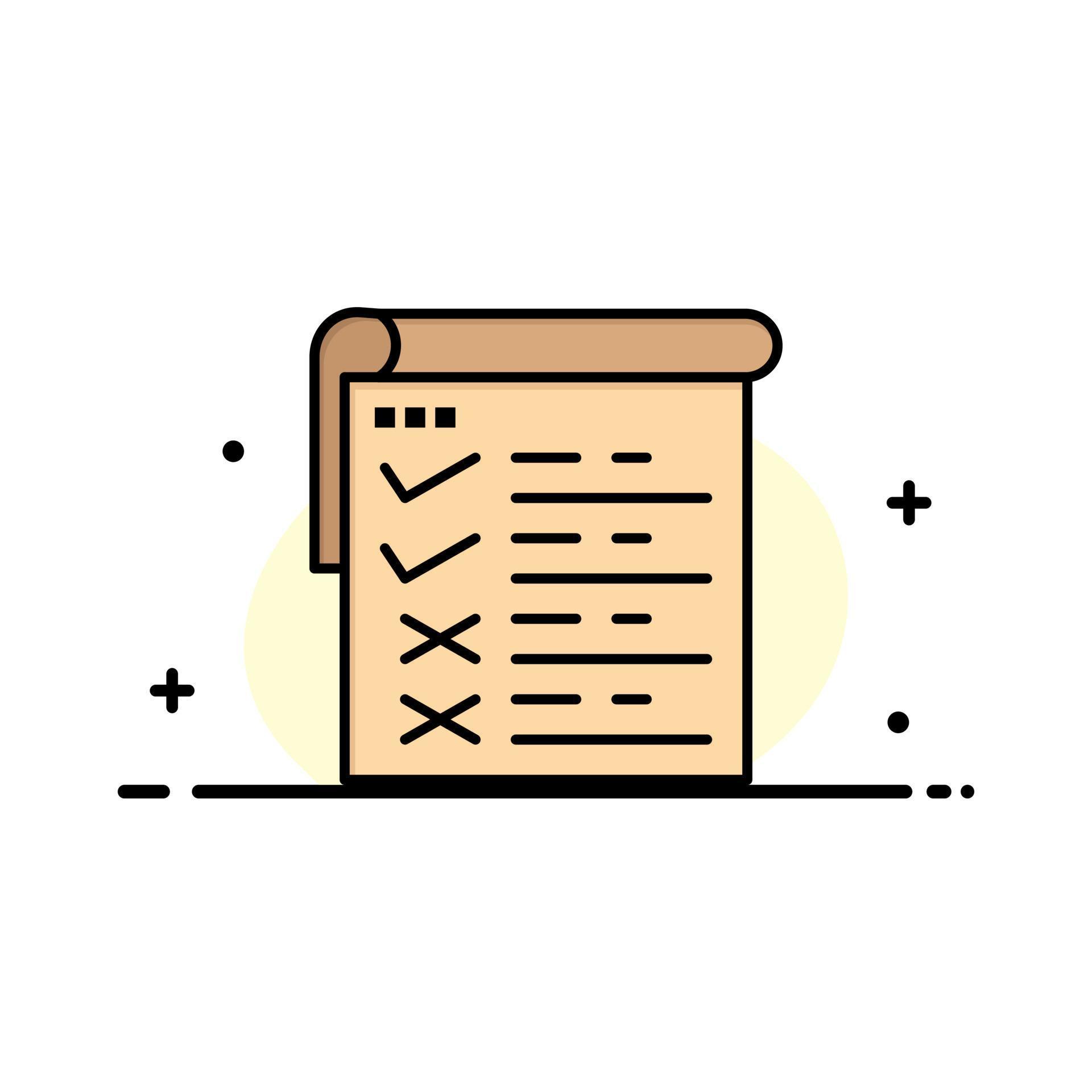 Checklist Testing Report Qa Business Logo Template Flat Color 14702294 Vector Art At Vecteezy