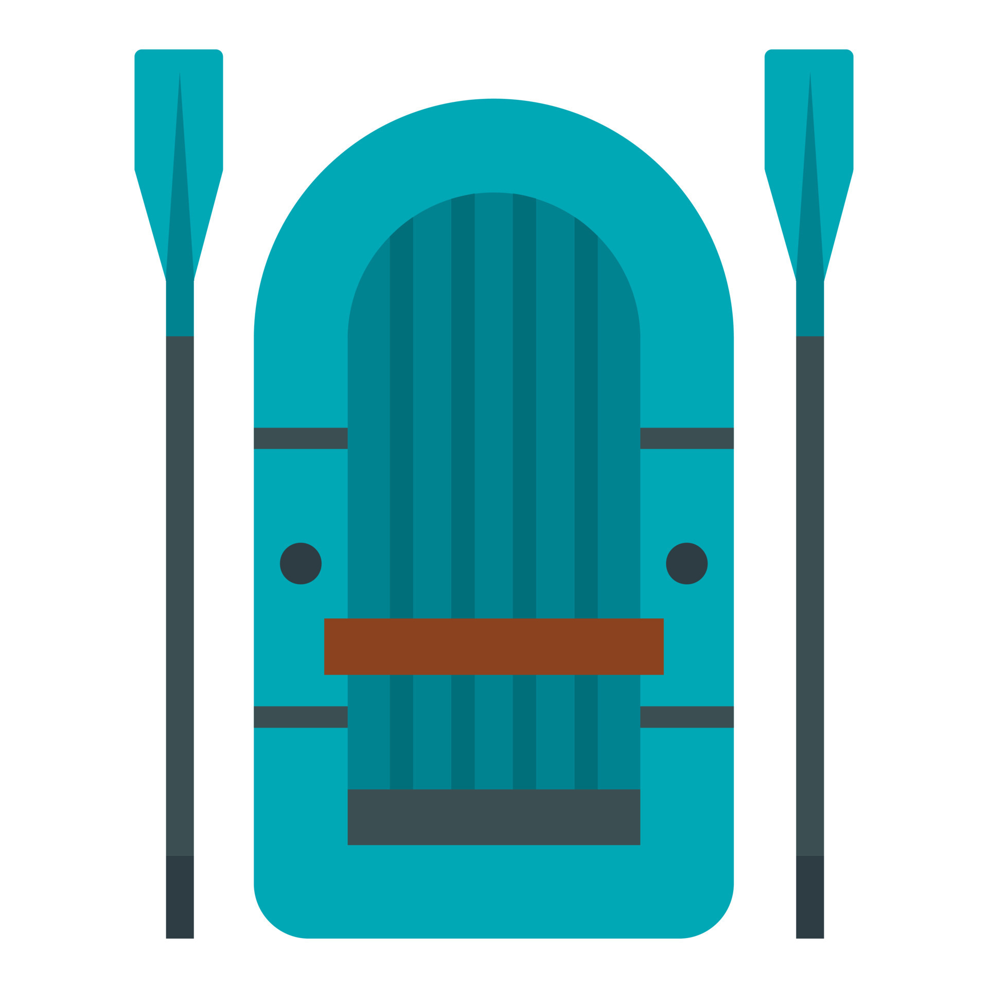 Inflatable Boat Icon Flat Style 14703995 Vector Art At Vecteezy