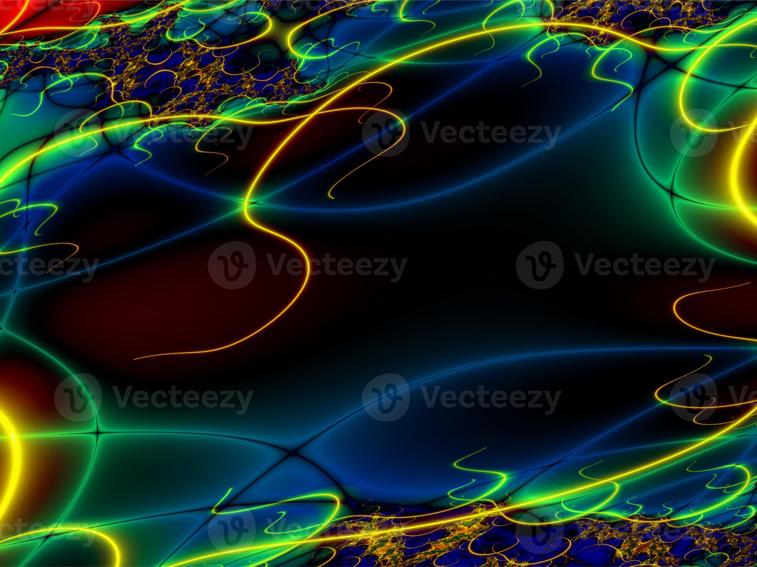 bright abstract pattern of bright and luminous lines, wallpaper, color ...