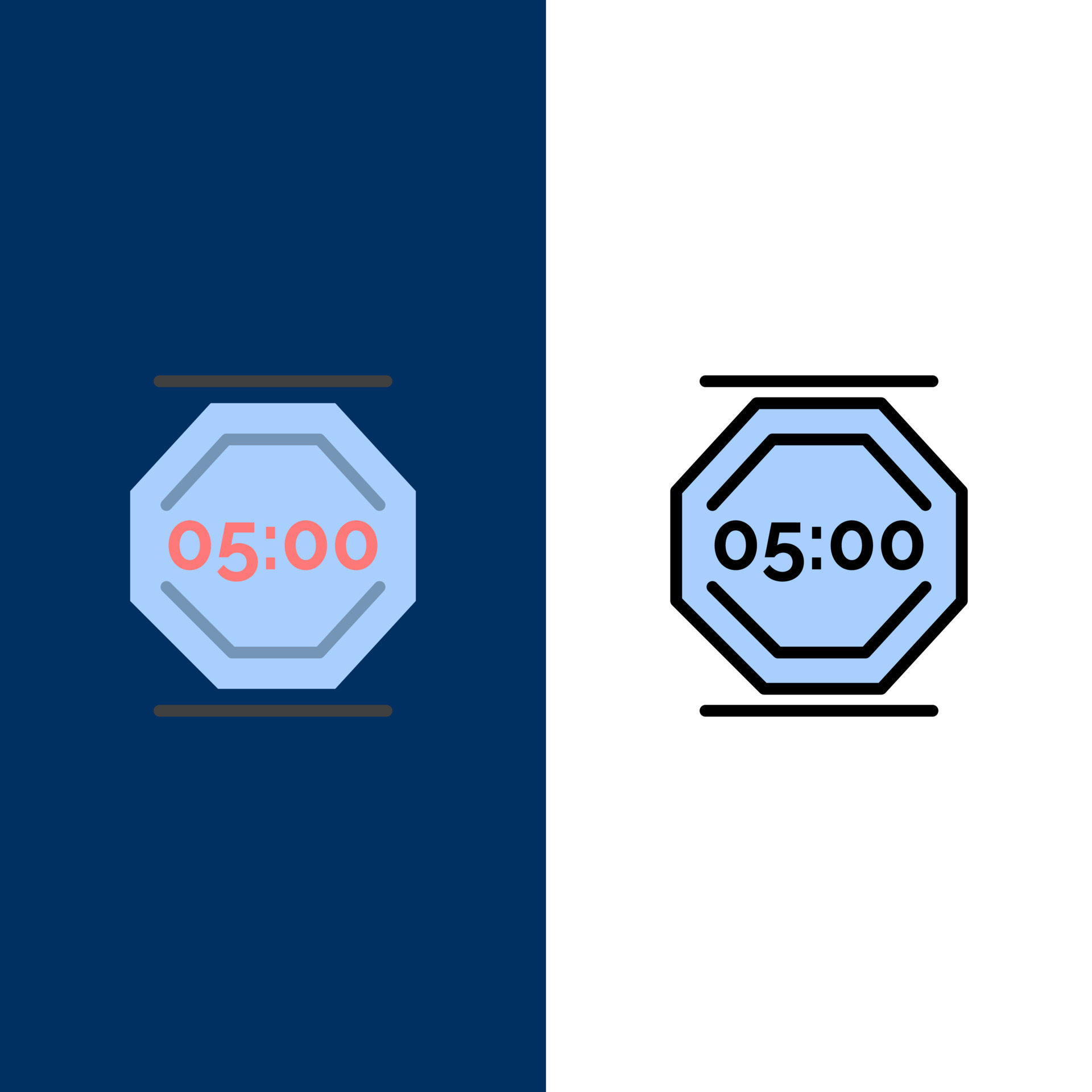 Stop Work Rest Stop Work Working Icons Flat And Line Filled Icon Set stop-work-rest-stop-work-working-icons-flat-and-line-filled-icon-set
