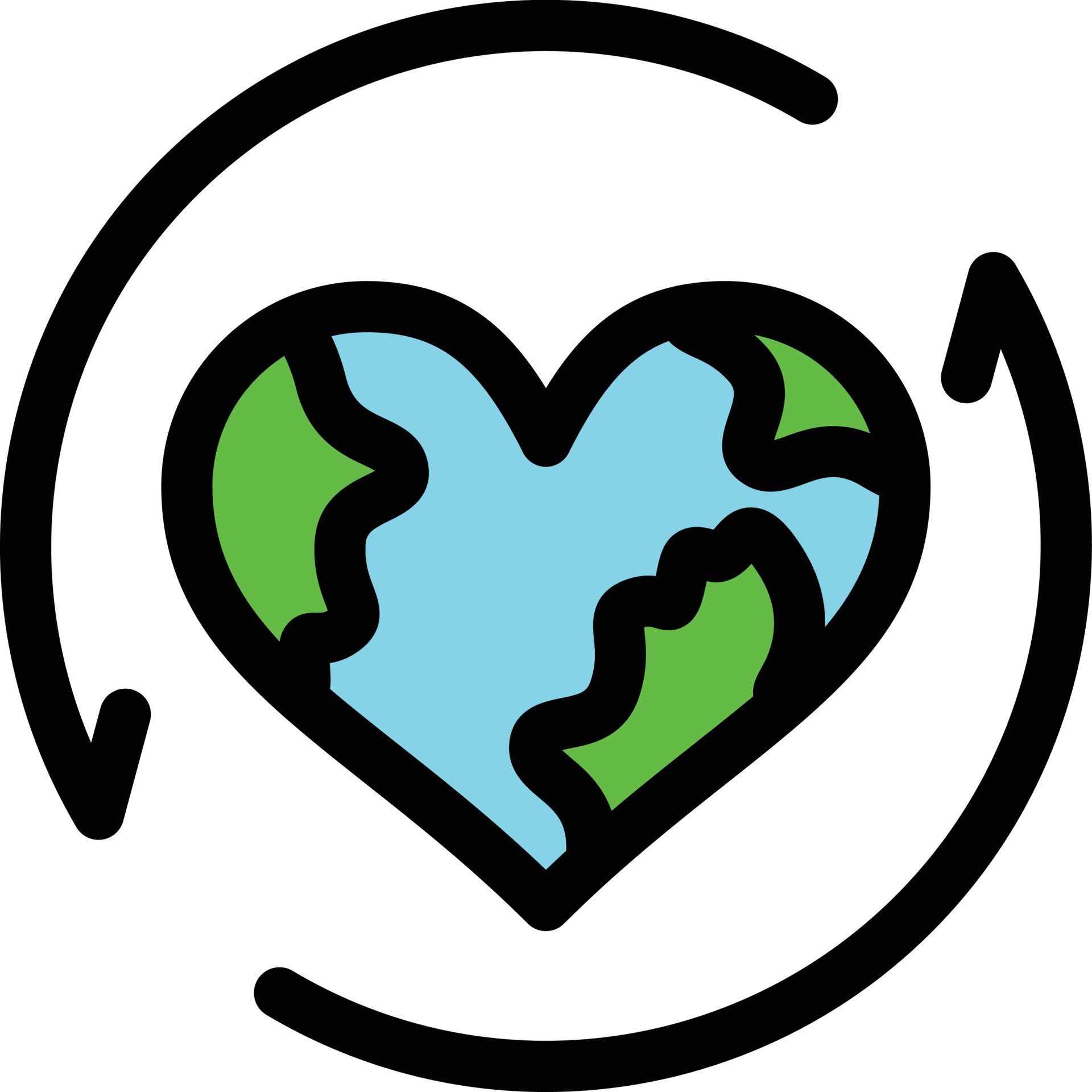 Earth Recycle Line Filled Icon 14715451 Vector Art at Vecteezy