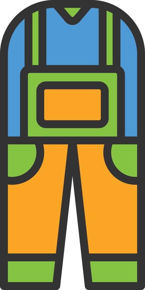 Coverall Line Filled Icon 14715561 Vector Art at Vecteezy Coverall Line Filled Icon 14715561 Vector Art at Vecteezy