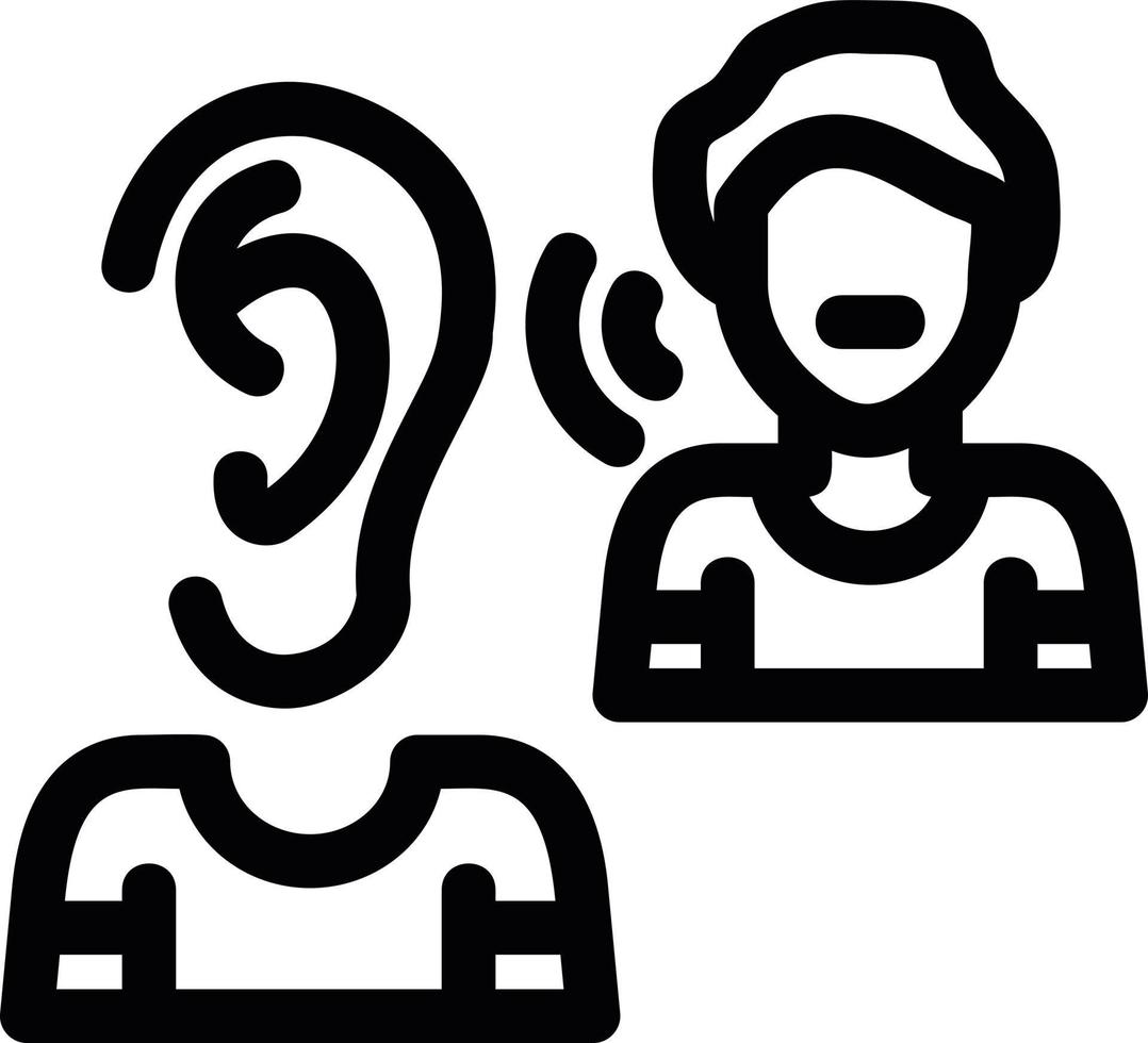 Listening Line Icon 14715621 Vector Art at Vecteezy Listening Line Icon 14715621 Vector Art at Vecteezy