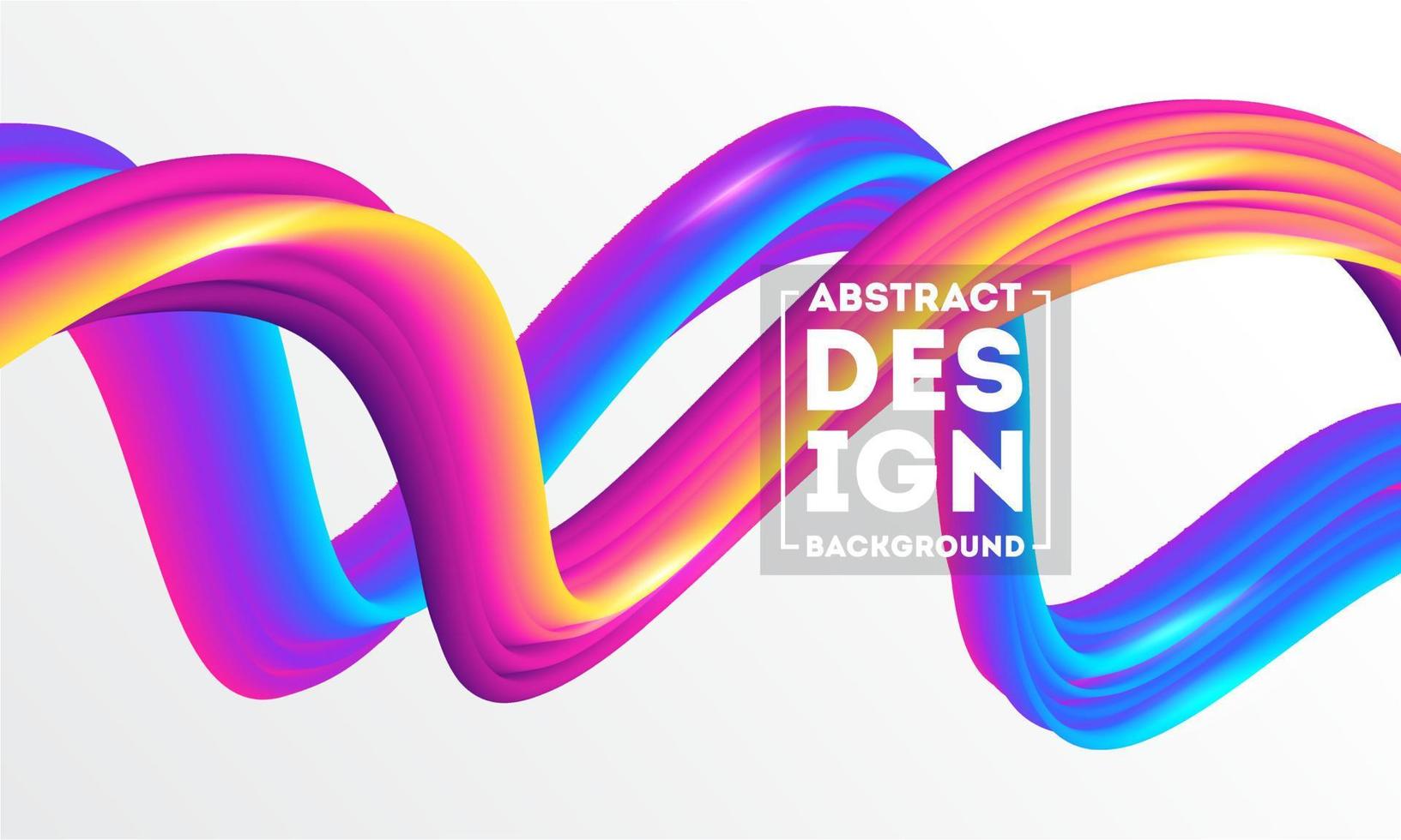 Gradient Mesh. Vector Elegant Illustration of 3d fluid shapes 14718373 ...