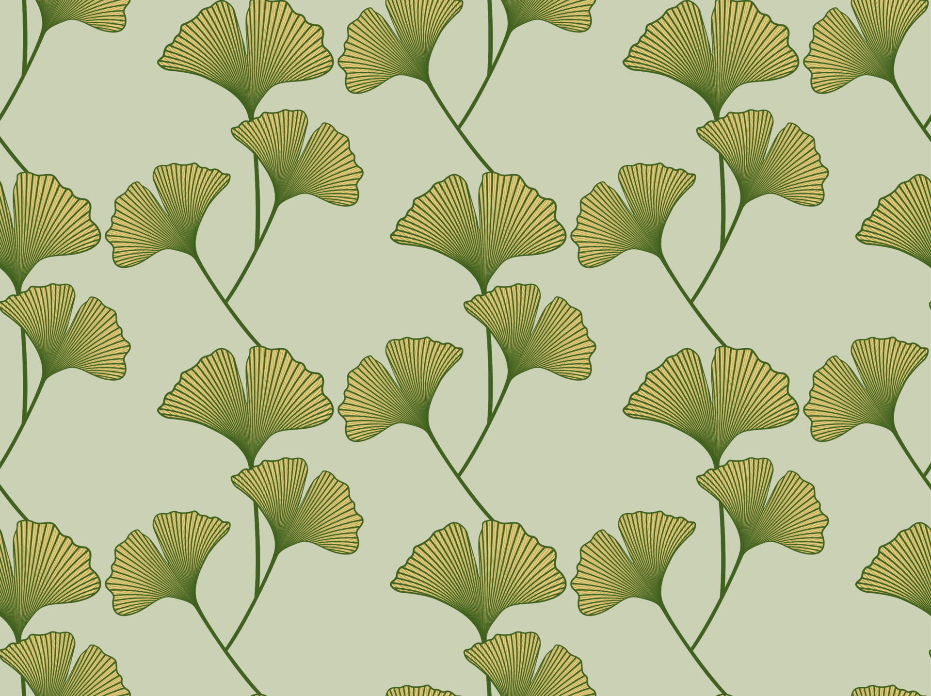Ginkgo Leaf Pattern
