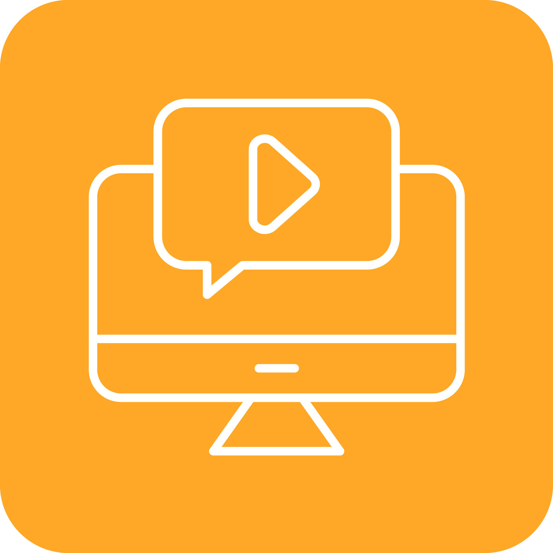 Video Tutorial Line Round Corner Background Icons 14721713 Vector Art ...