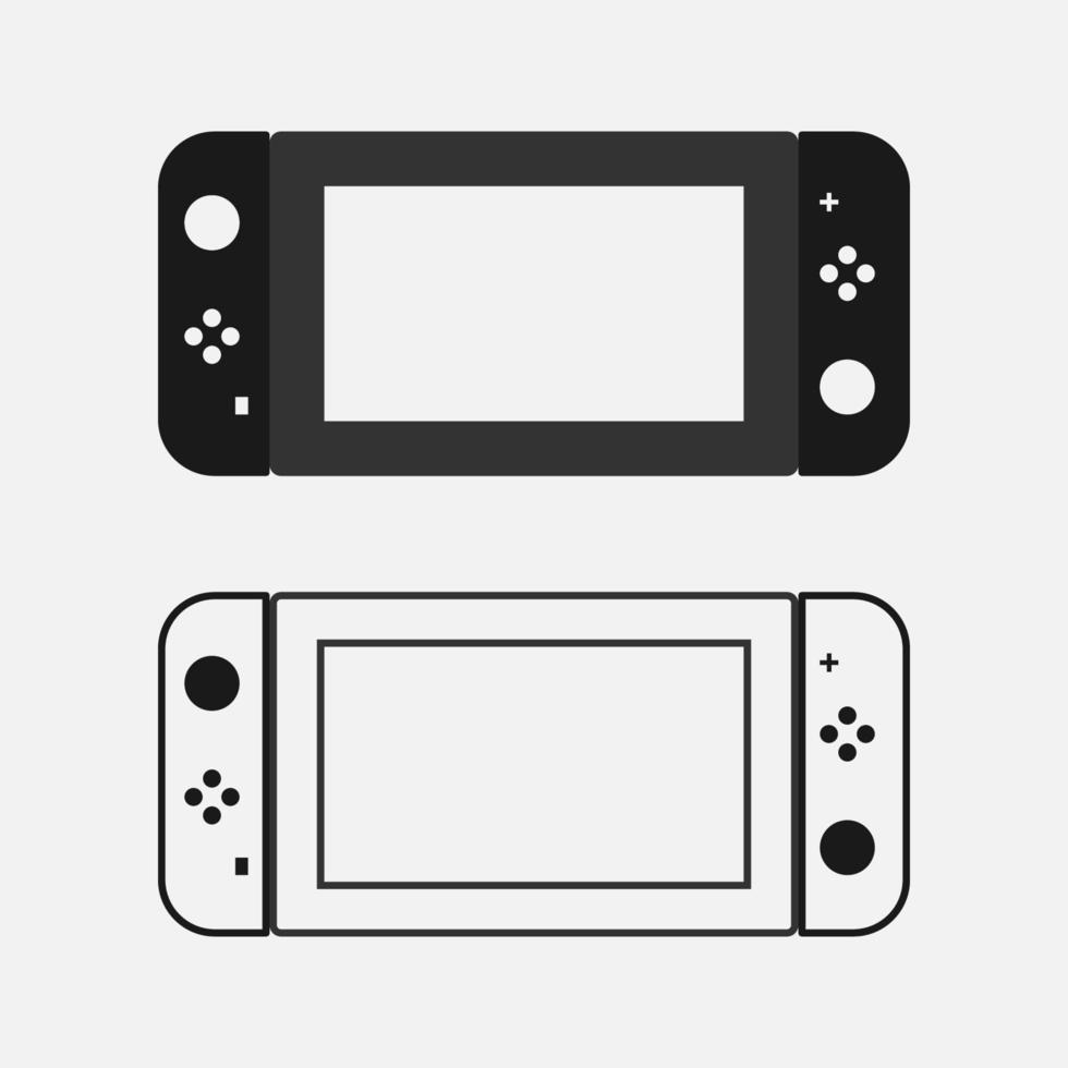 Nintendo Switch Console Vector Illustration Vector Switch 14721763 Vector Art At Vecteezy