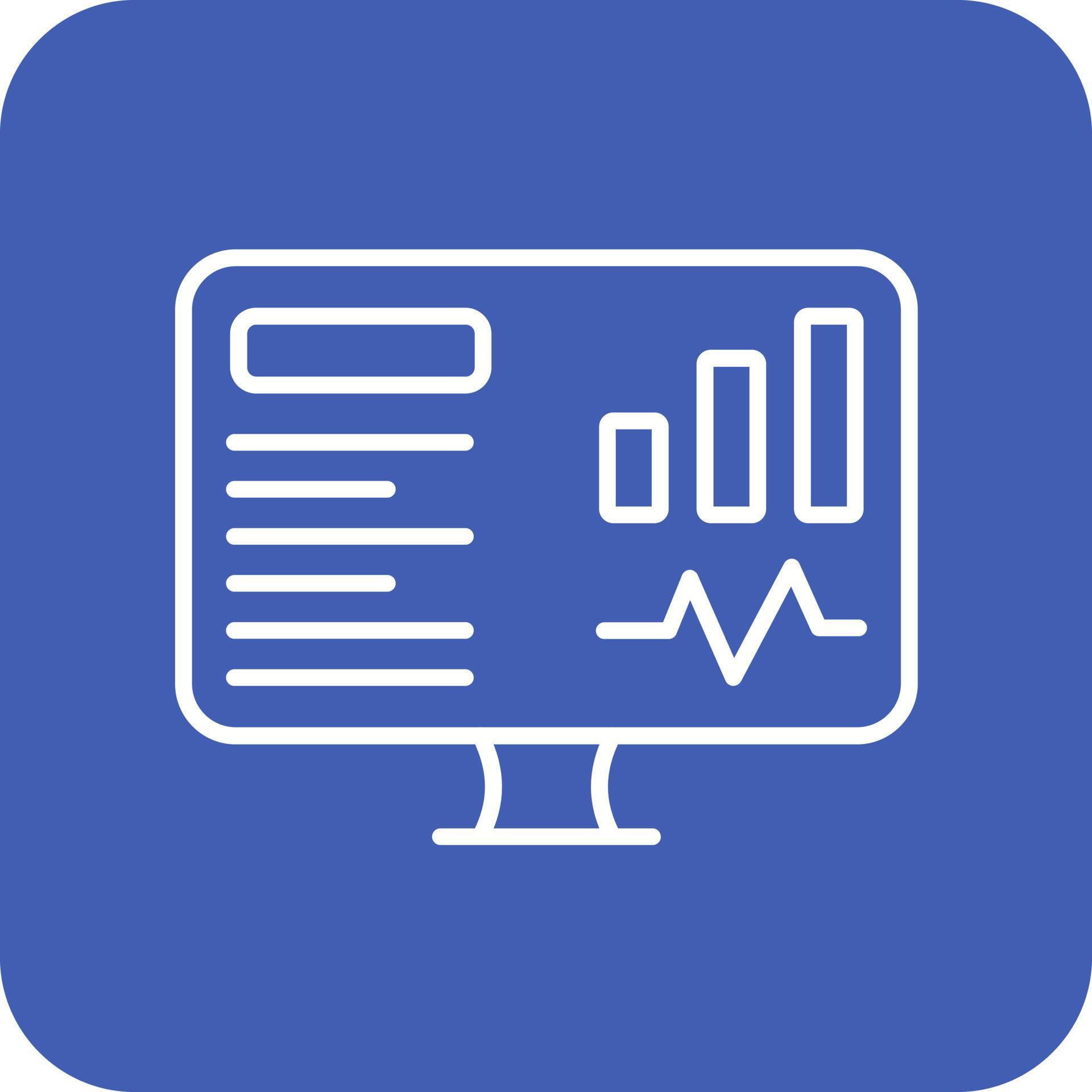 Dashboard Line Round Corner Background Icons 14722110 Vector Art at ...