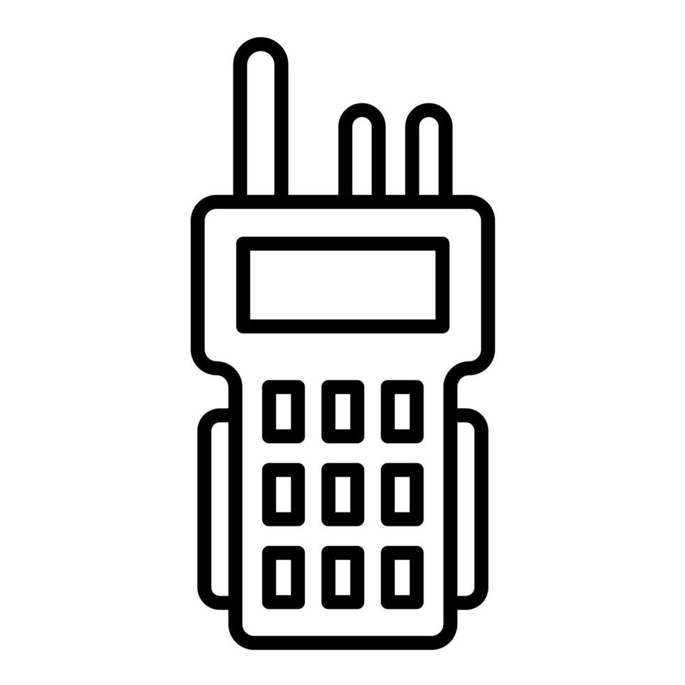 Walkie Talkie Line Icon 14722697 Vector Art At Vecteezy
