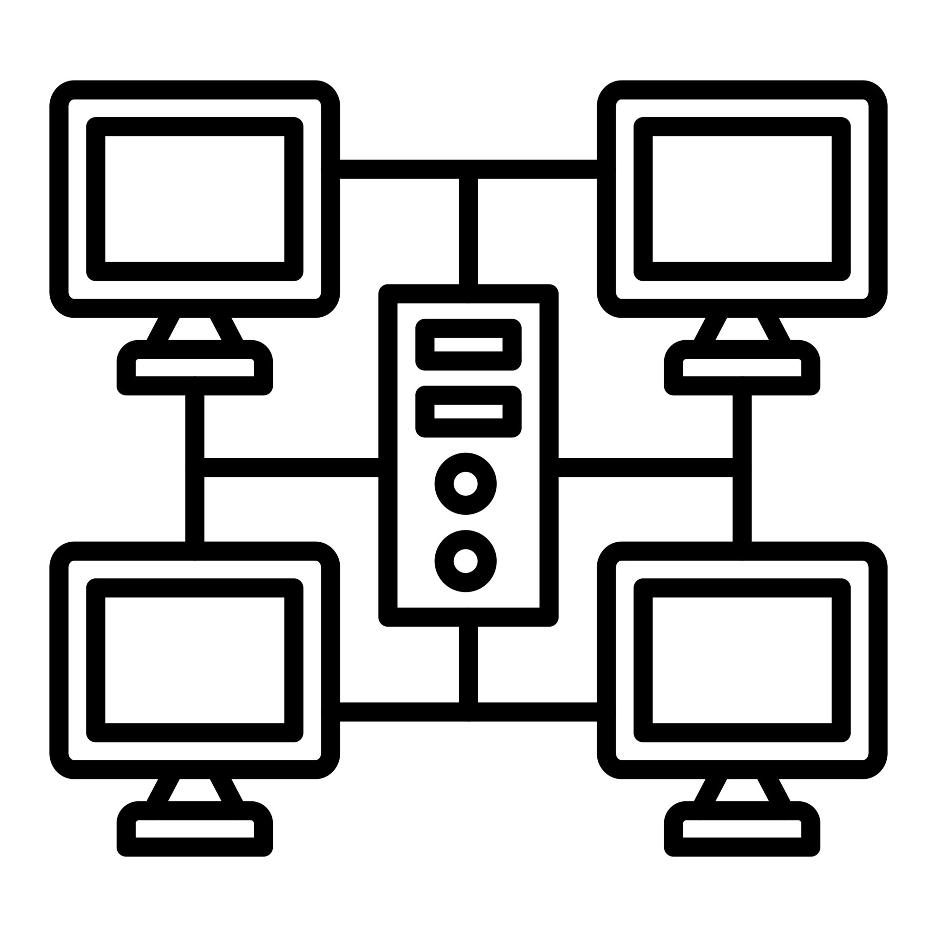 Grid Computing Line Icon 14722763 Vector Art At Vecteezy