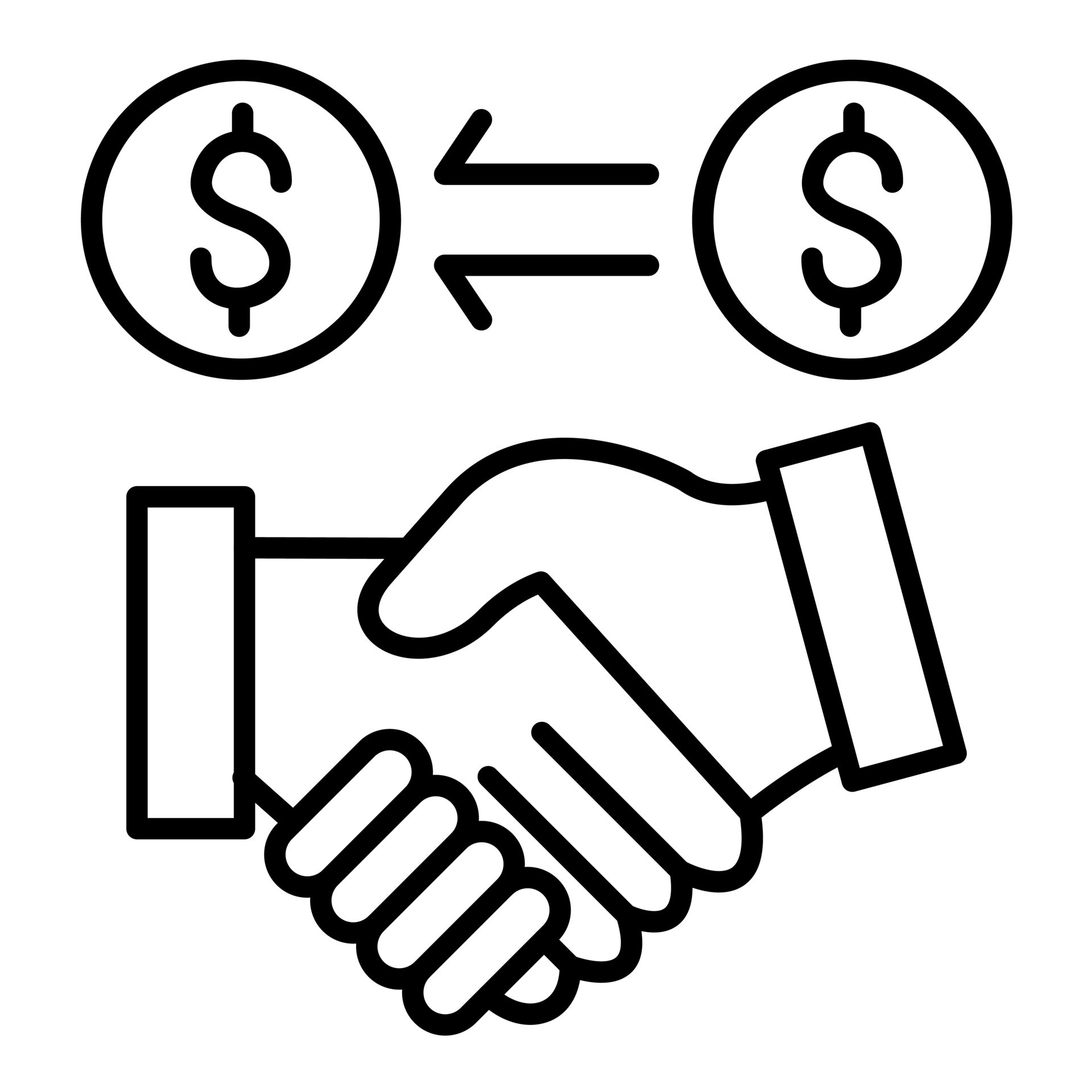 Transaction Line Icon 14724740 Vector Art At Vecteezy
