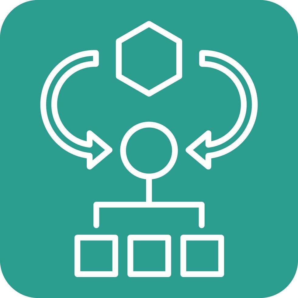 Algorithm Line Round Corner Background Icons 14724784 Vector Art at ...