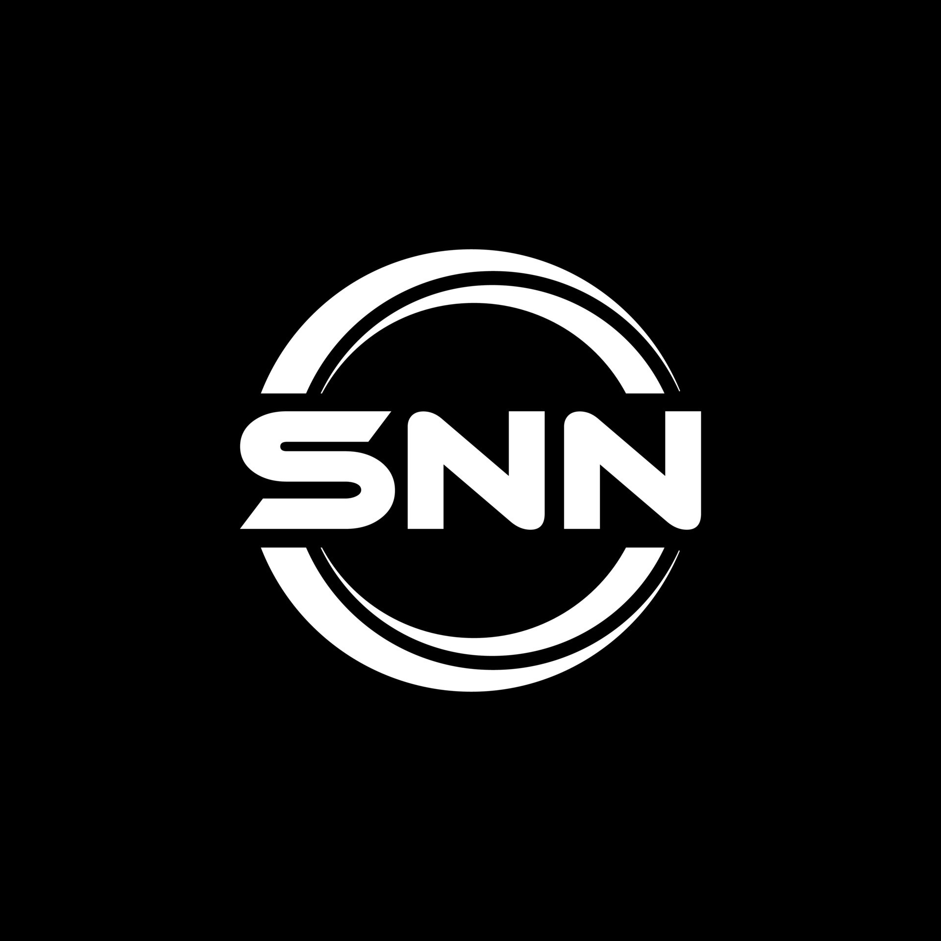 SNN letter logo design in illustration. Vector logo, calligraphy designs for logo, Poster ...