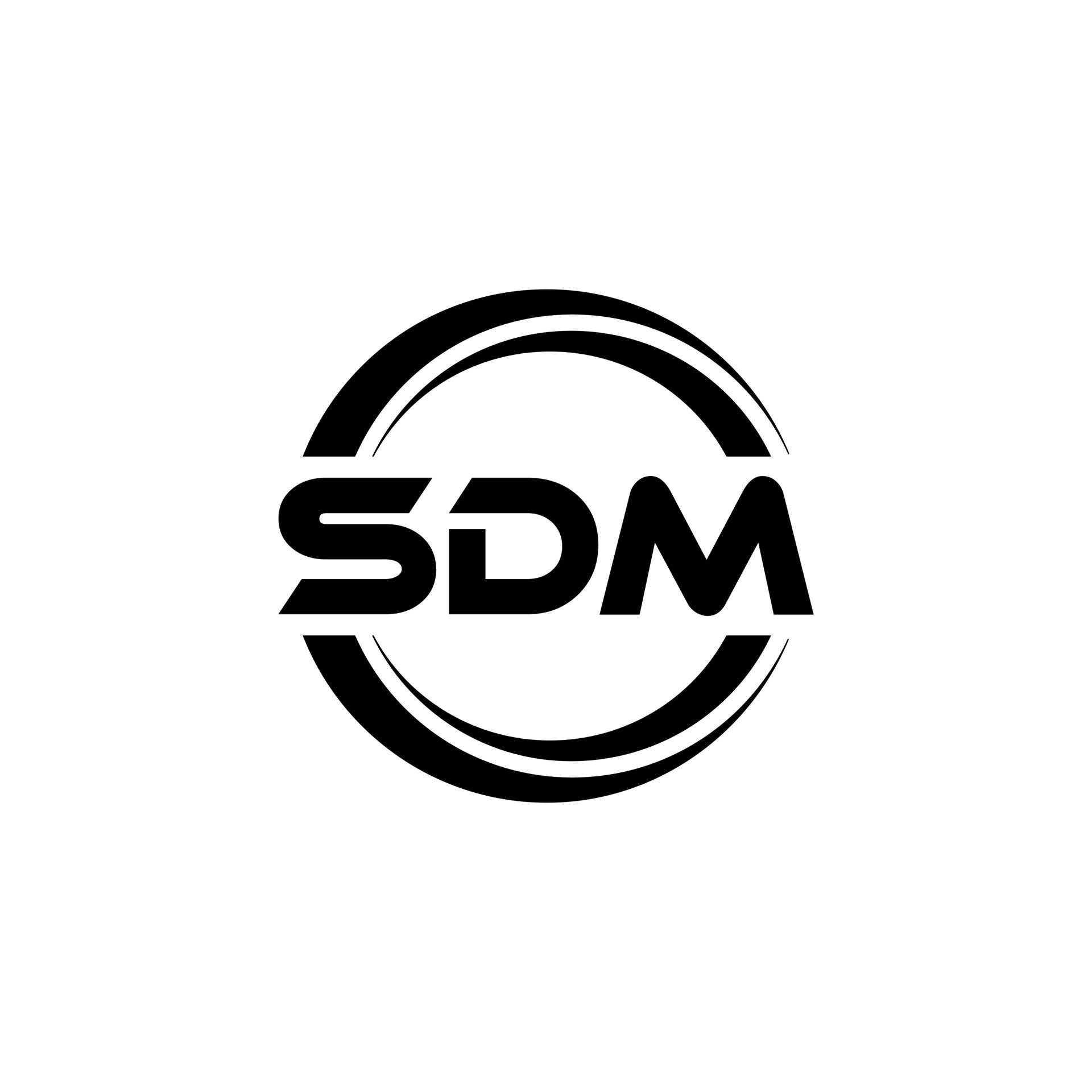 Sdm Letter Logo Design In Illustration Vector Logo Calligraphy Designs For Logo Poster