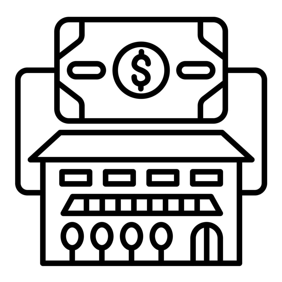 Fixed Assets Line Icon 14727850 Vector Art At Vecteezy