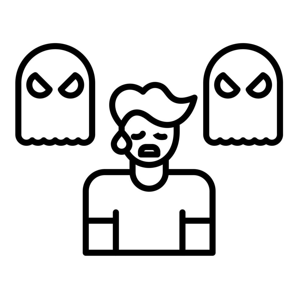 Phobia Line Icon 14727859 Vector Art at Vecteezy Phobia Line Icon 14727859 Vector Art at Vecteezy