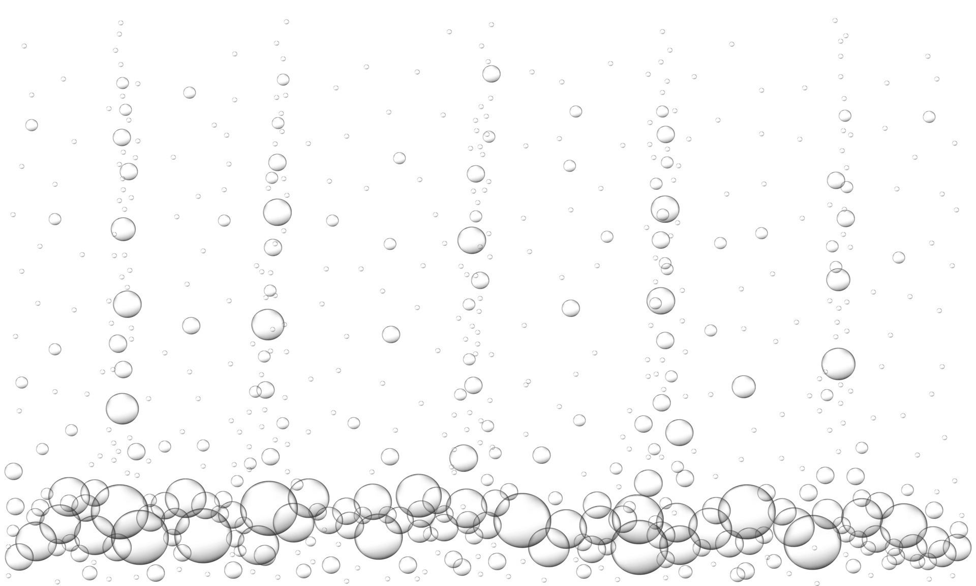 Water air bubbles background. Fizzy carbonated drink texture, beer, lemonade, cola, sparkling ...