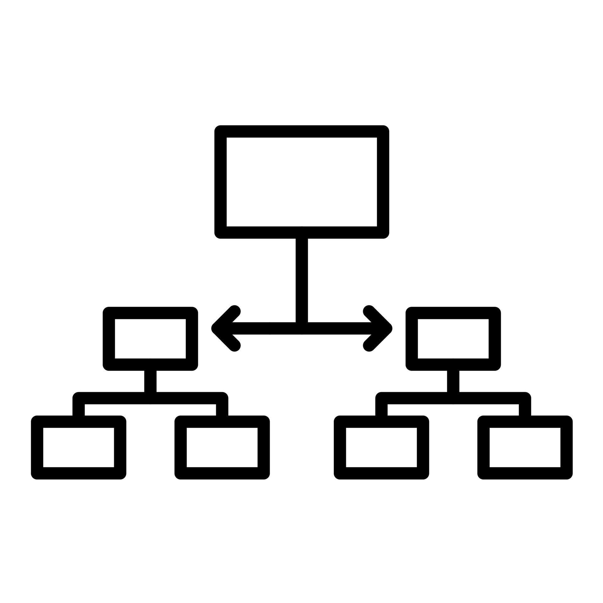 Labeled Hierarchy Line Icon 14728496 Vector Art at Vecteezy