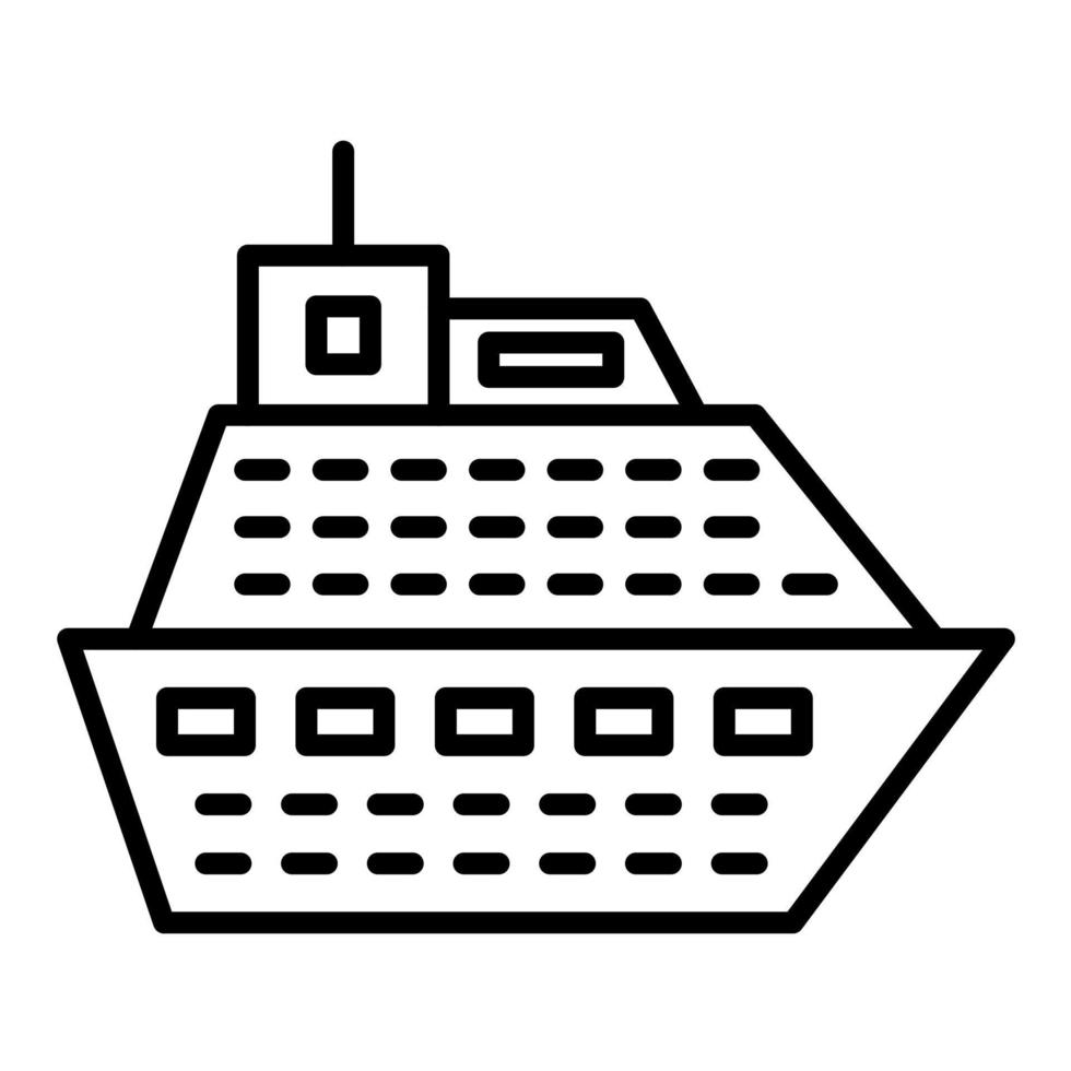 Cruise Line Icon 14728751 Vector Art at Vecteezy