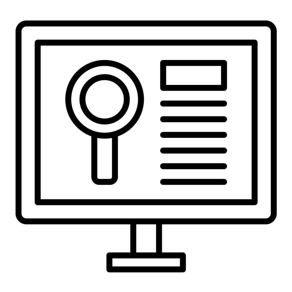 Data Analysis Line Icon 14728812 Vector Art At Vecteezy
