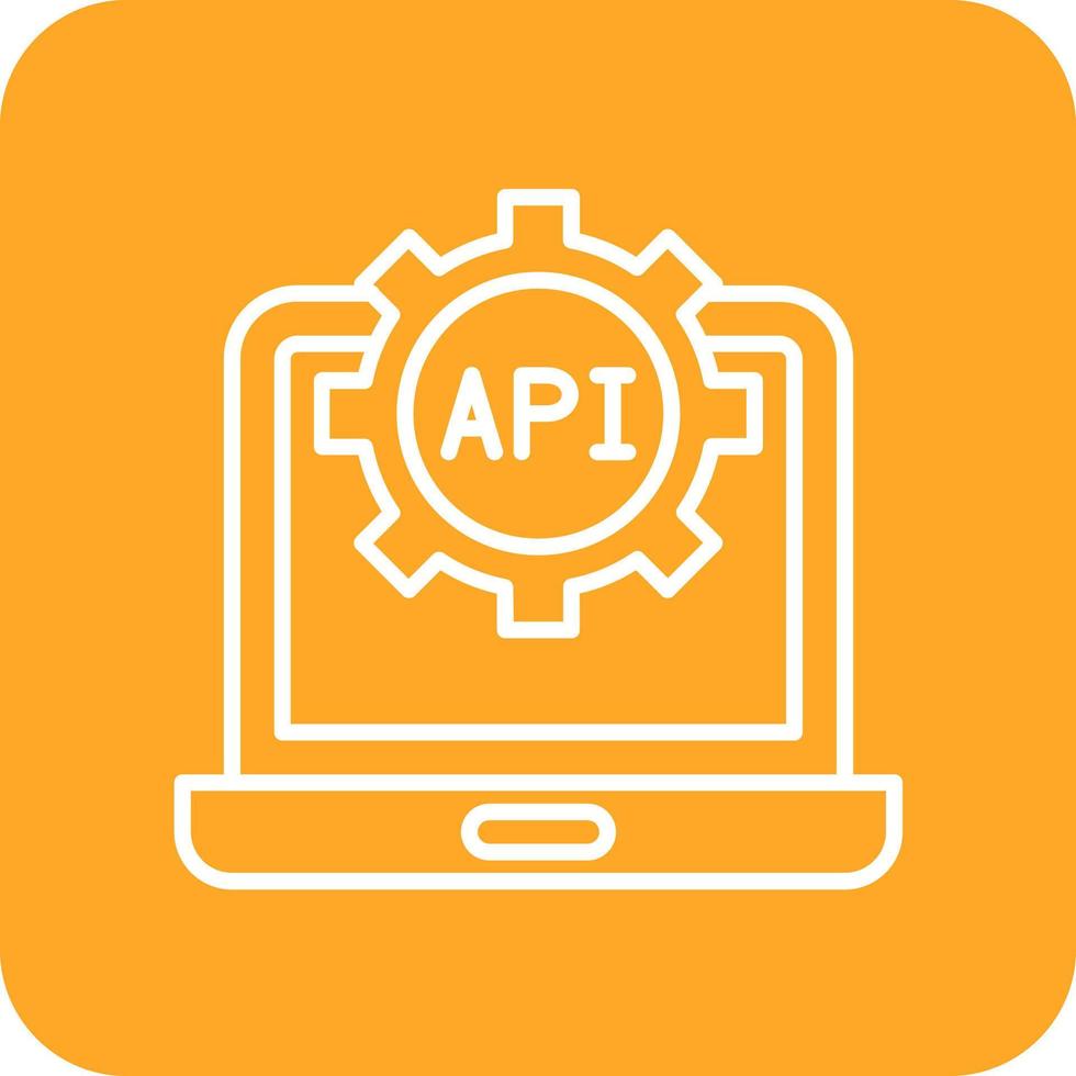 API Line Round Corner Background Icons 14729012 Vector Art at Vecteezy