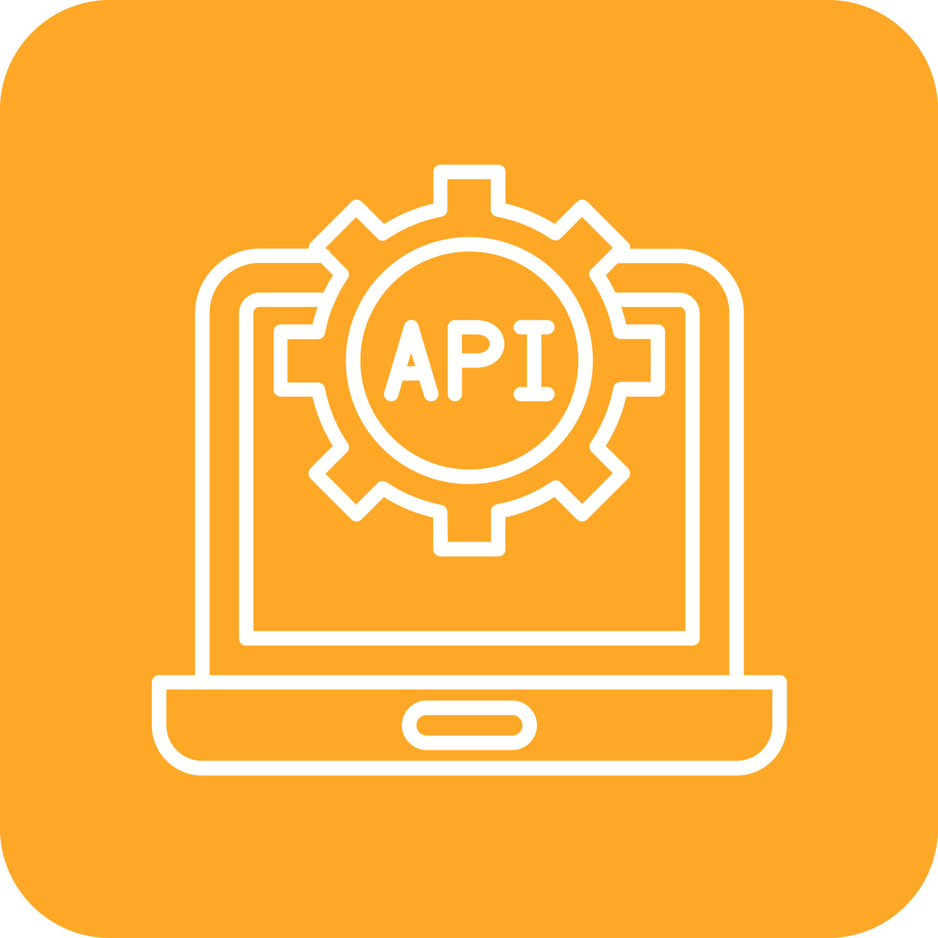 API Line Round Corner Background Icons 14729012 Vector Art at Vecteezy