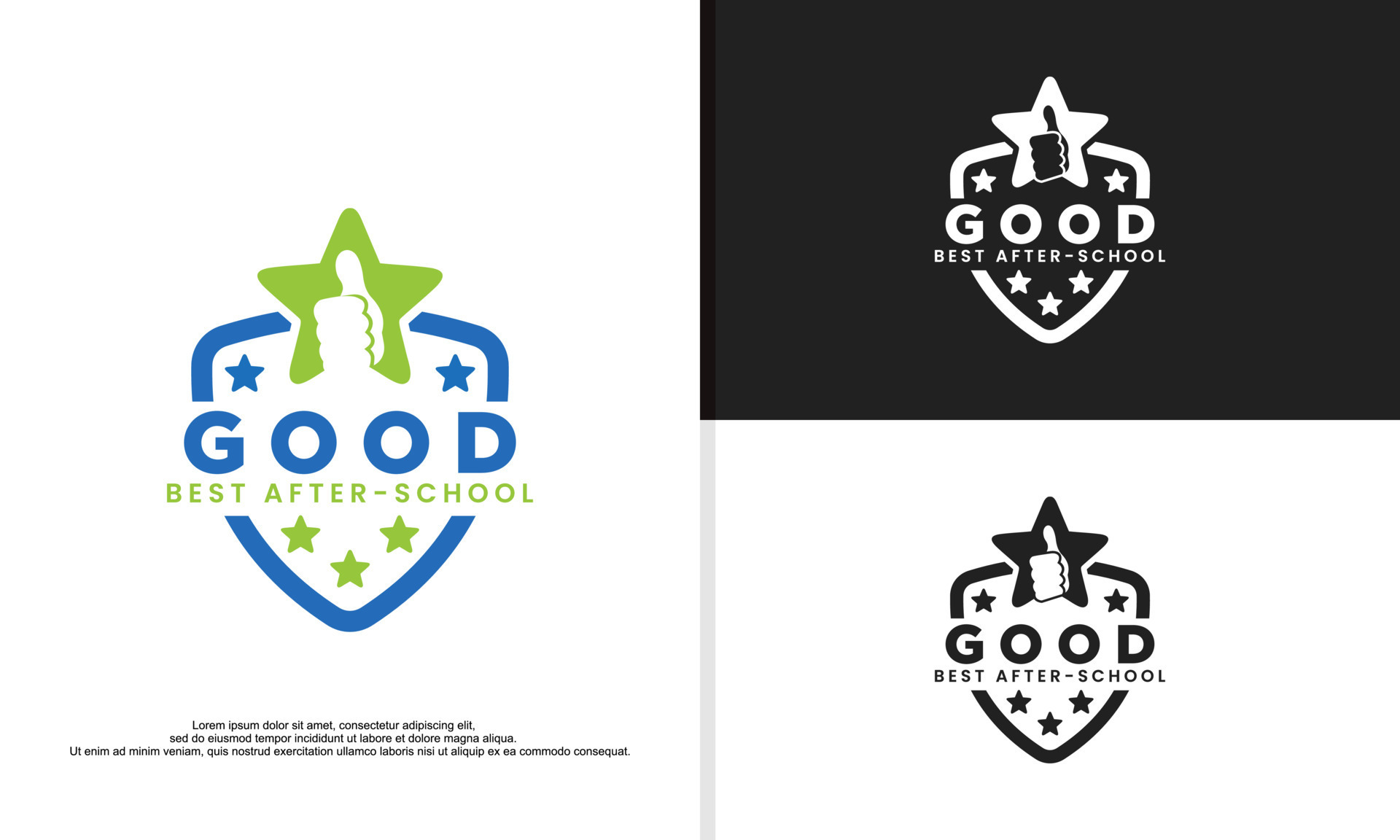 logo illustration vector graphic of after school activities, badge ... logo illustration vector graphic of after school activities, badge ...