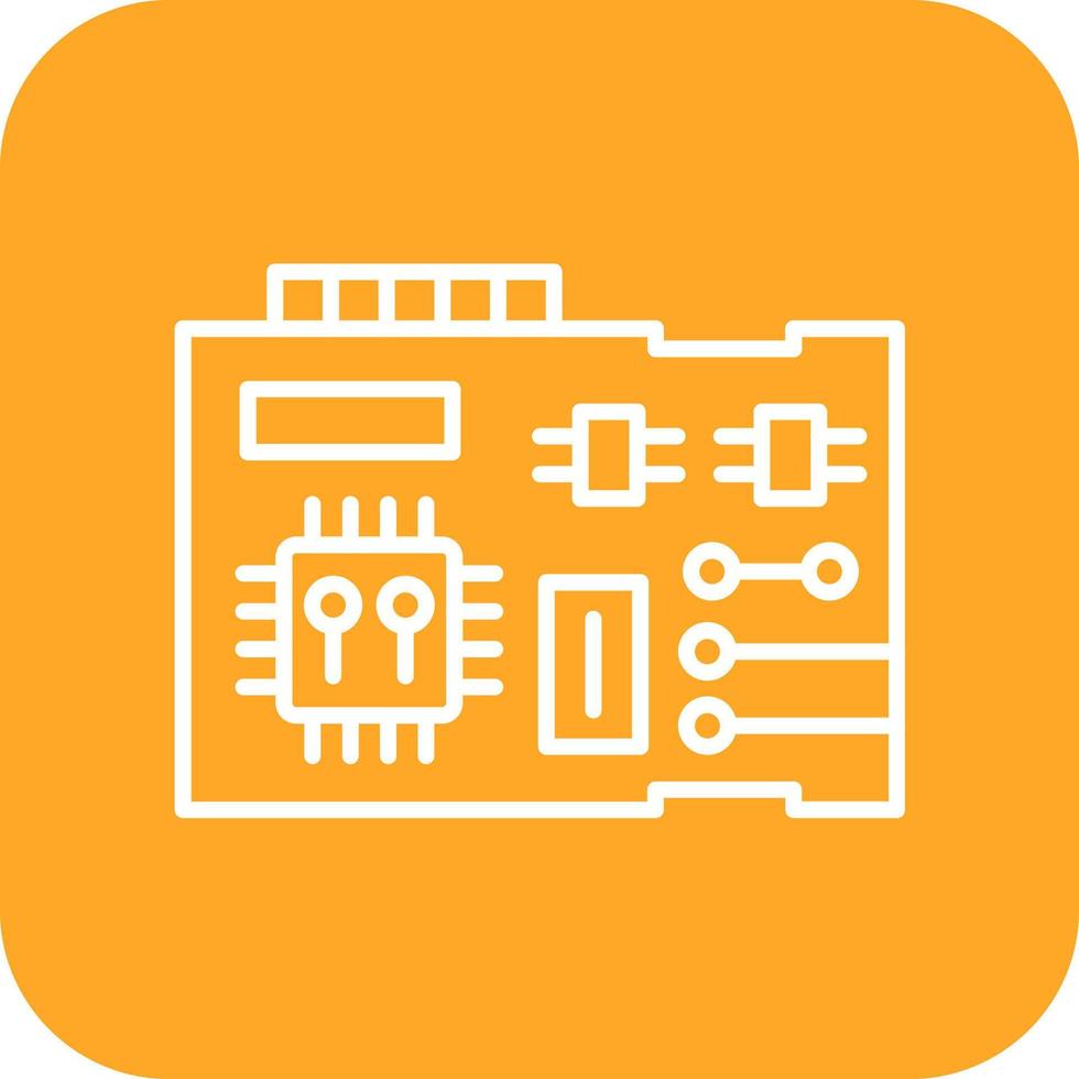 Circuit Line Round Corner Background Icons 14729616 Vector Art at Vecteezy