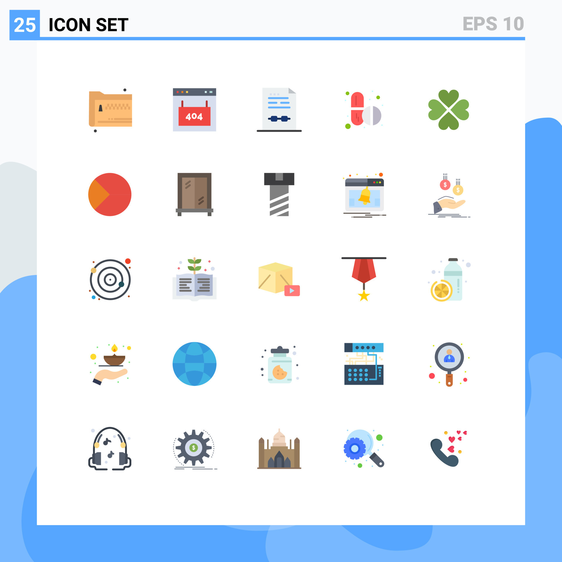Set Of 25 Modern Ui Icons Symbols Signs For Tablets Medicine Page