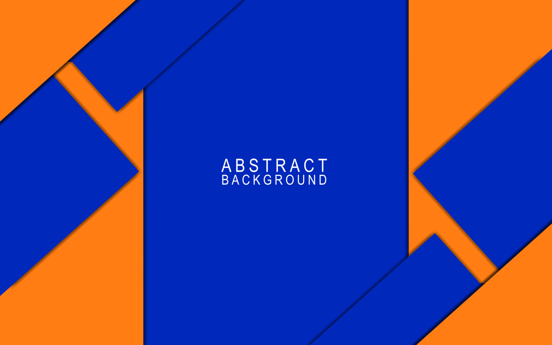 Abstract Banner Background Orange And Blue Color Vector Background