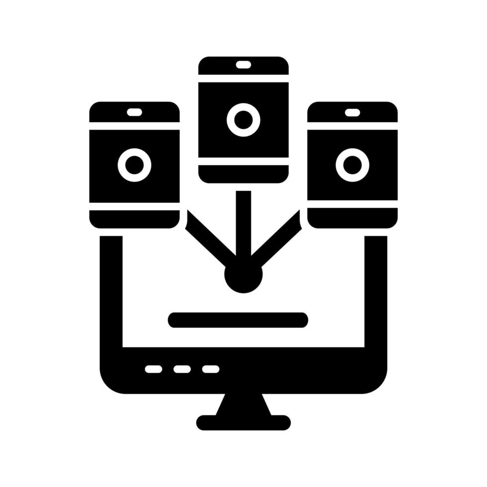 Computer Networks Vector Icon 14734707 Vector Art At Vecteezy