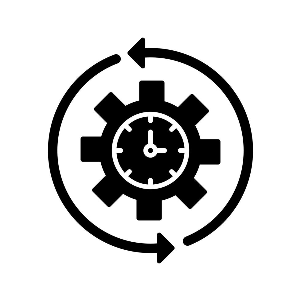 Rotate Time Vector Icon 14735218 Vector Art at Vecteezy