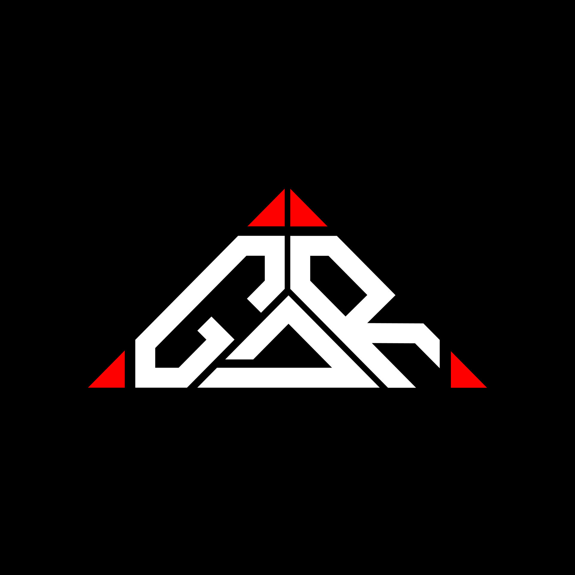 diseño creativo del logotipo de la letra gdr con gráfico vectorial, logotipo simple y moderno de ...