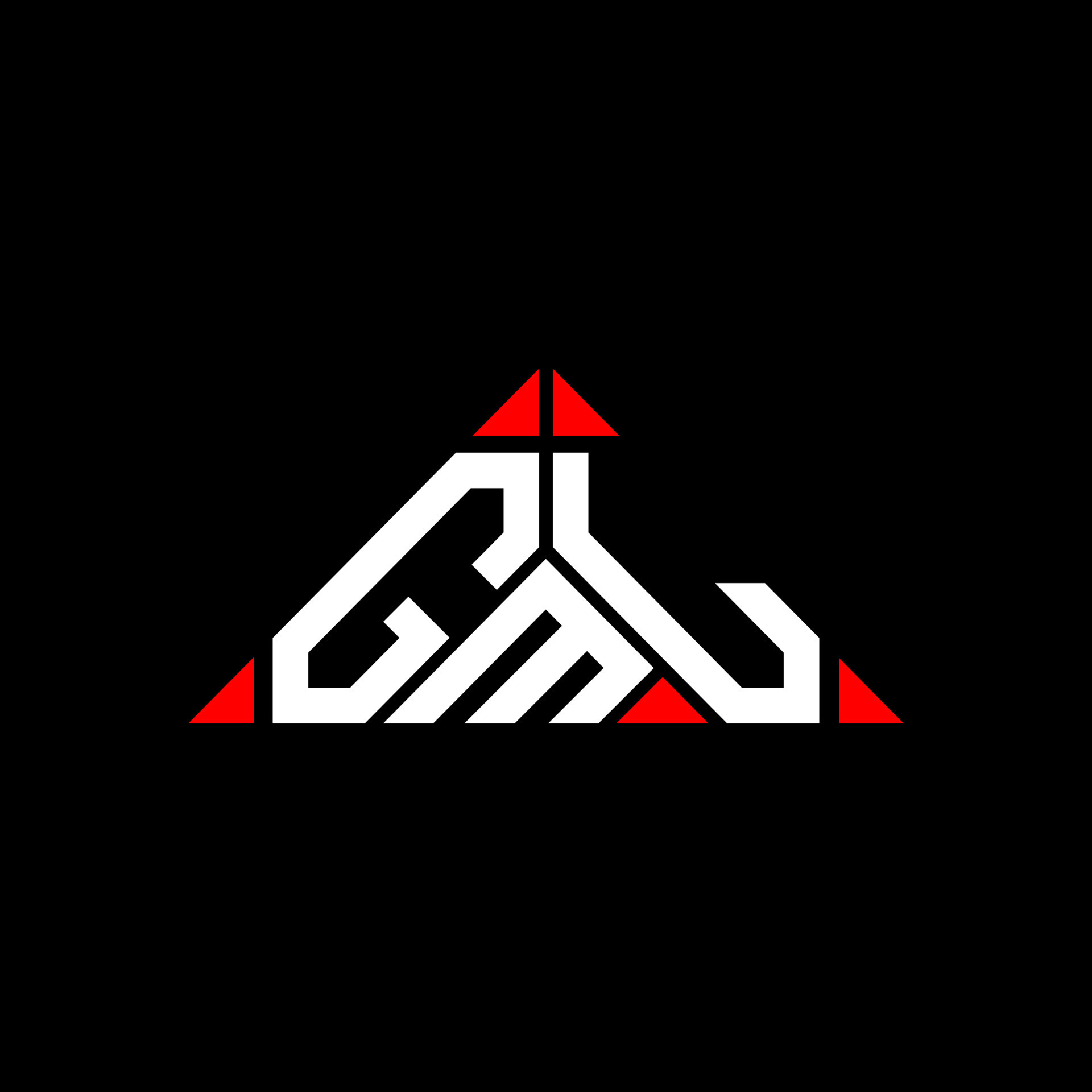 Diseño creativo del logotipo de letra gml con gráfico vectorial, logotipo simple y moderno de ...