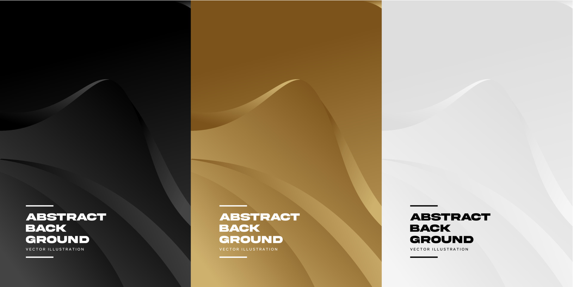 abstract curve background collection 14737420 Vector Art at Vecteezy