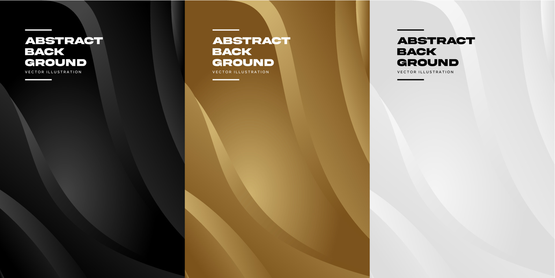 abstract curve background collection 14737441 Vector Art at Vecteezy