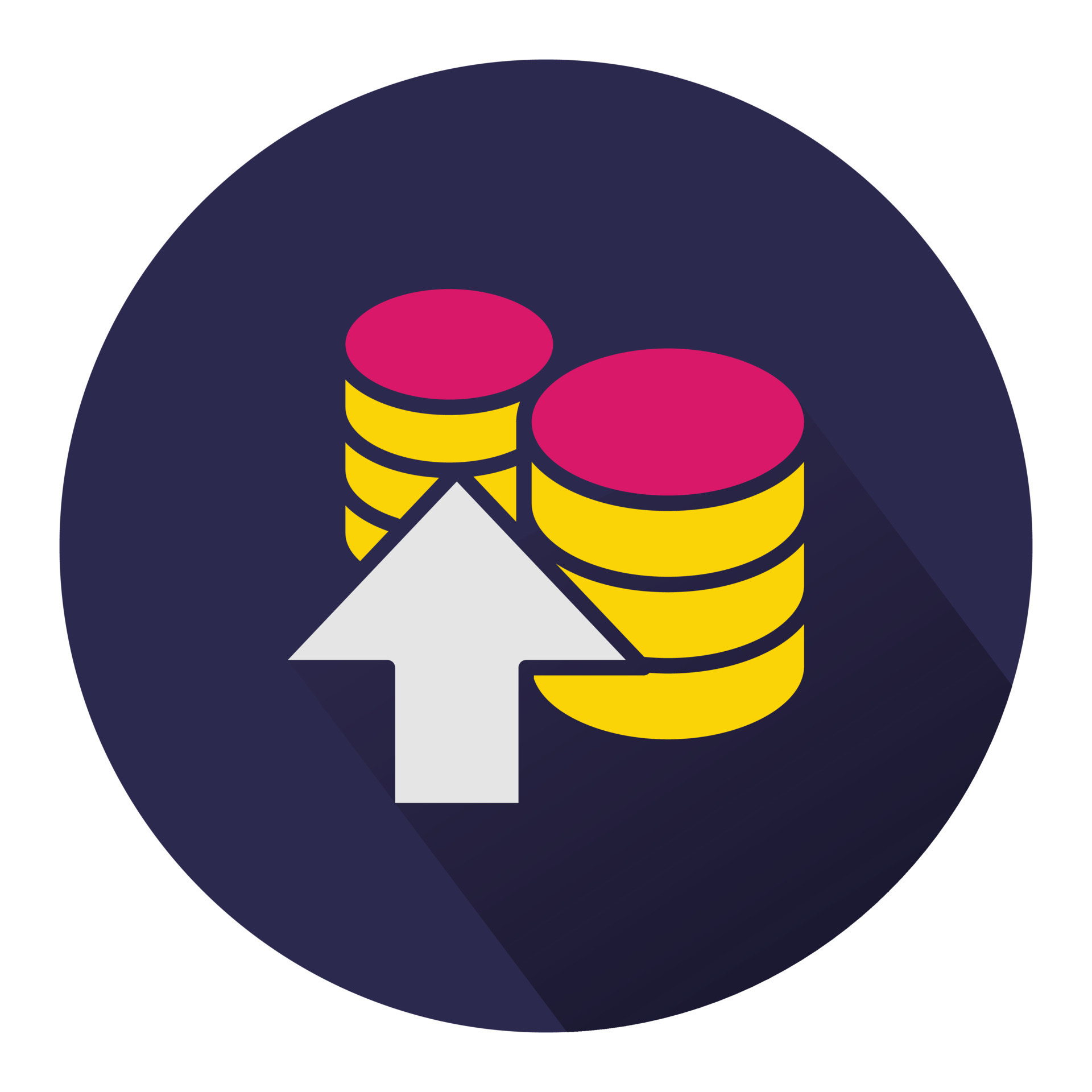 database input icon. isolated background with long shadow 14737766 ...