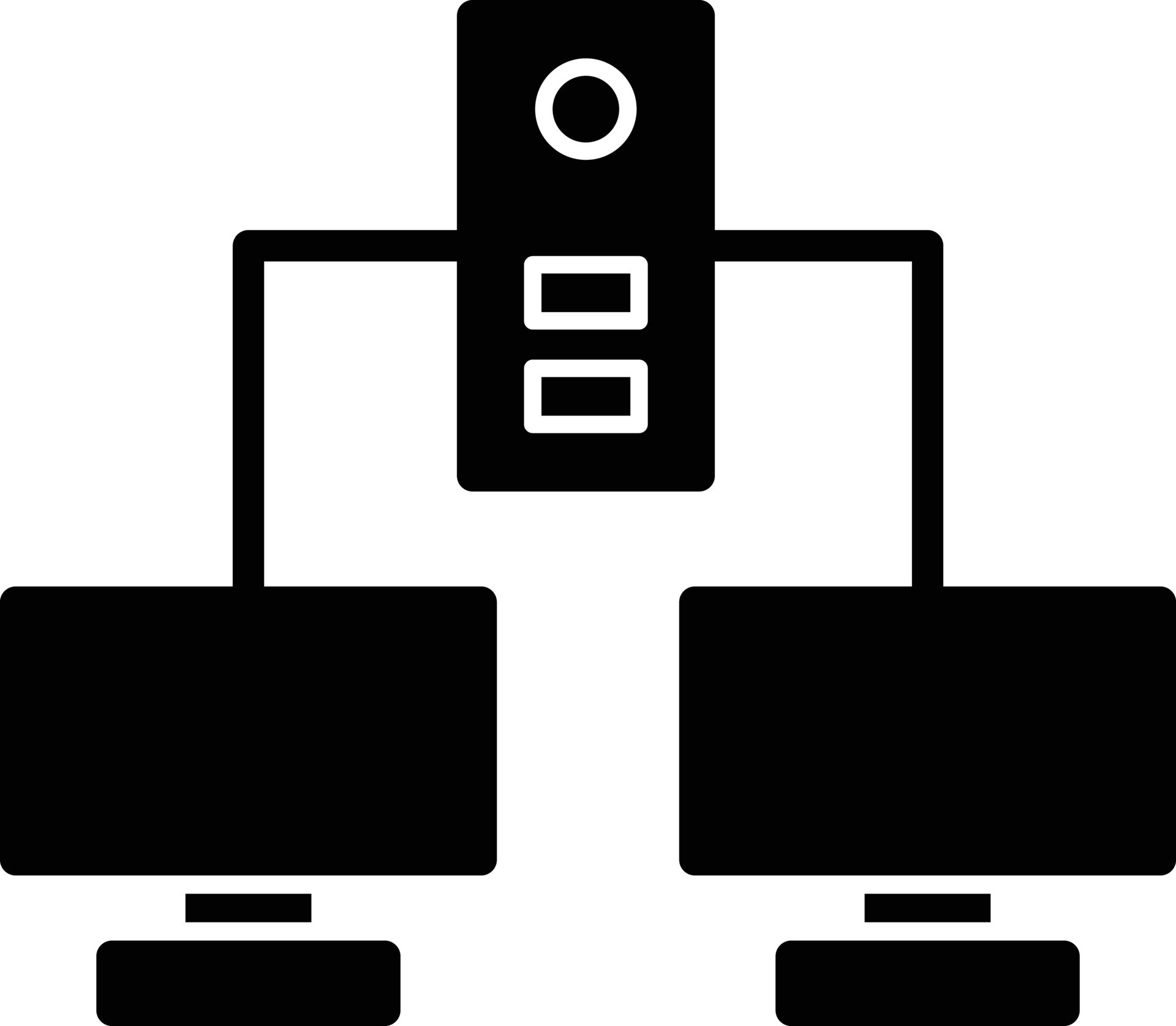 Computer Networks Glyph Icon 14747057 Vector Art at Vecteezy