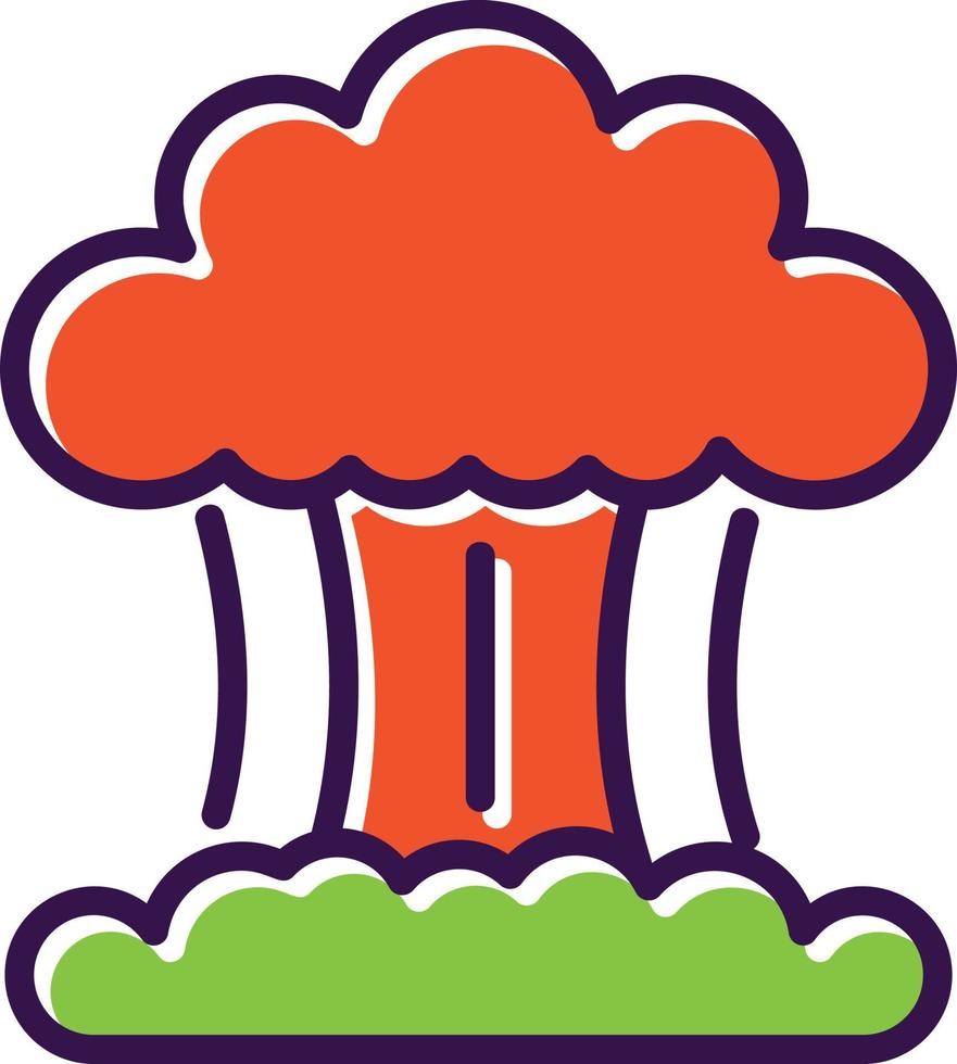 Explosion Filled Icon 14747530 Vector Art at Vecteezy