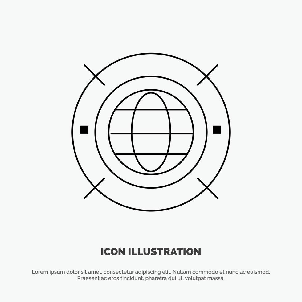 Internet Web World Computing Vector Line Icon 14749746 Vector Art at Vecteezy