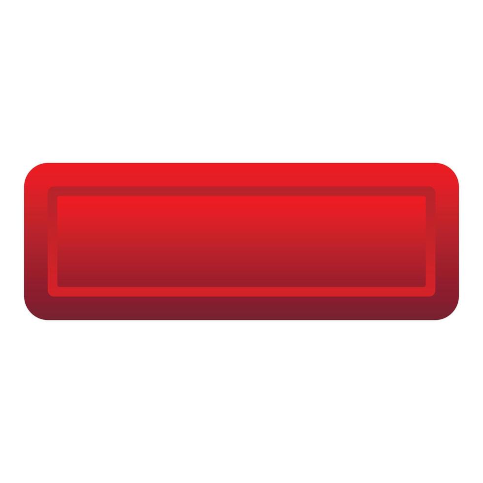 Red rectangle button icon, flat style 14750383 Vector Art at Vecteezy Red rectangle button icon, flat style 14750383 Vector Art at Vecteezy