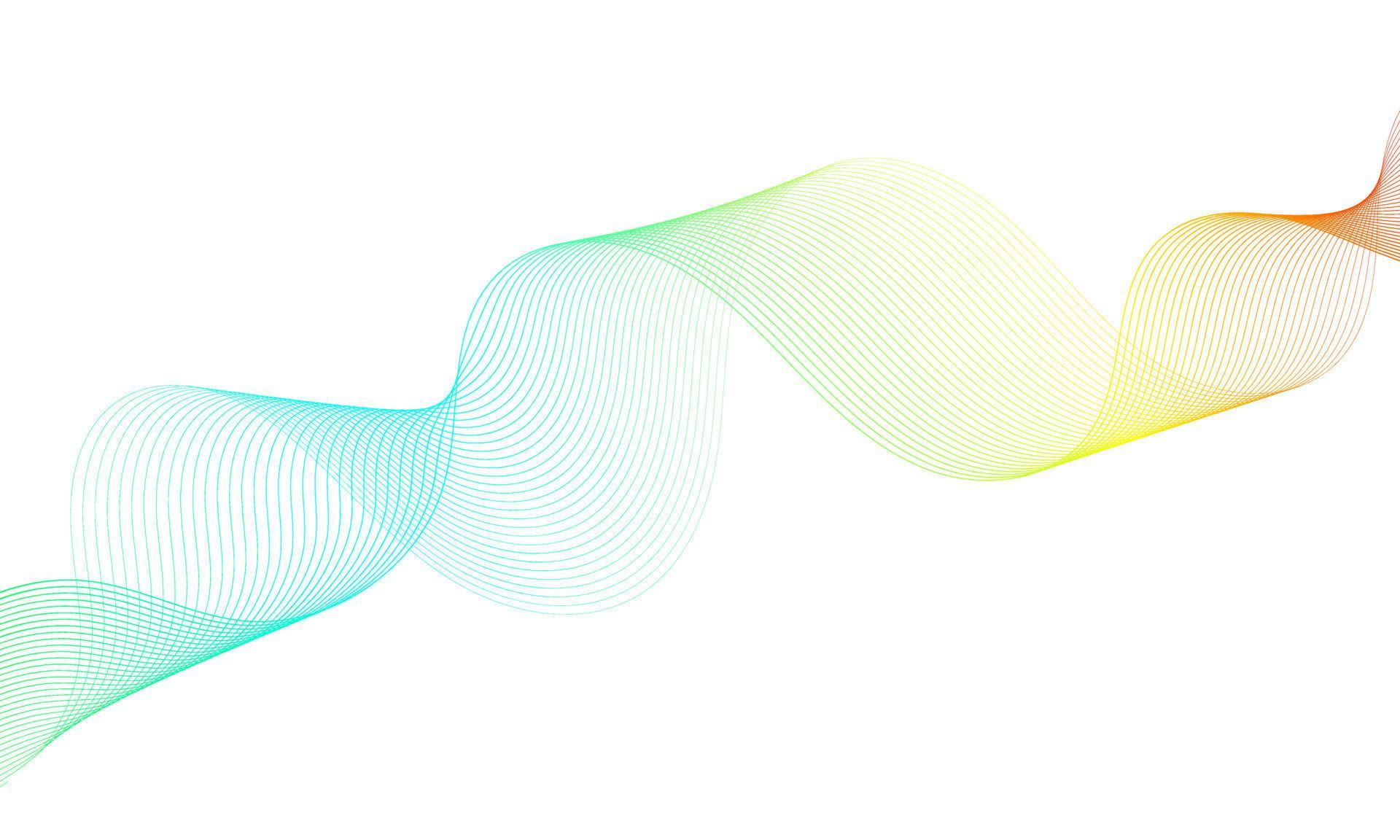 Bright abstract background with colorful wave lines 14750727 Vector Art ...